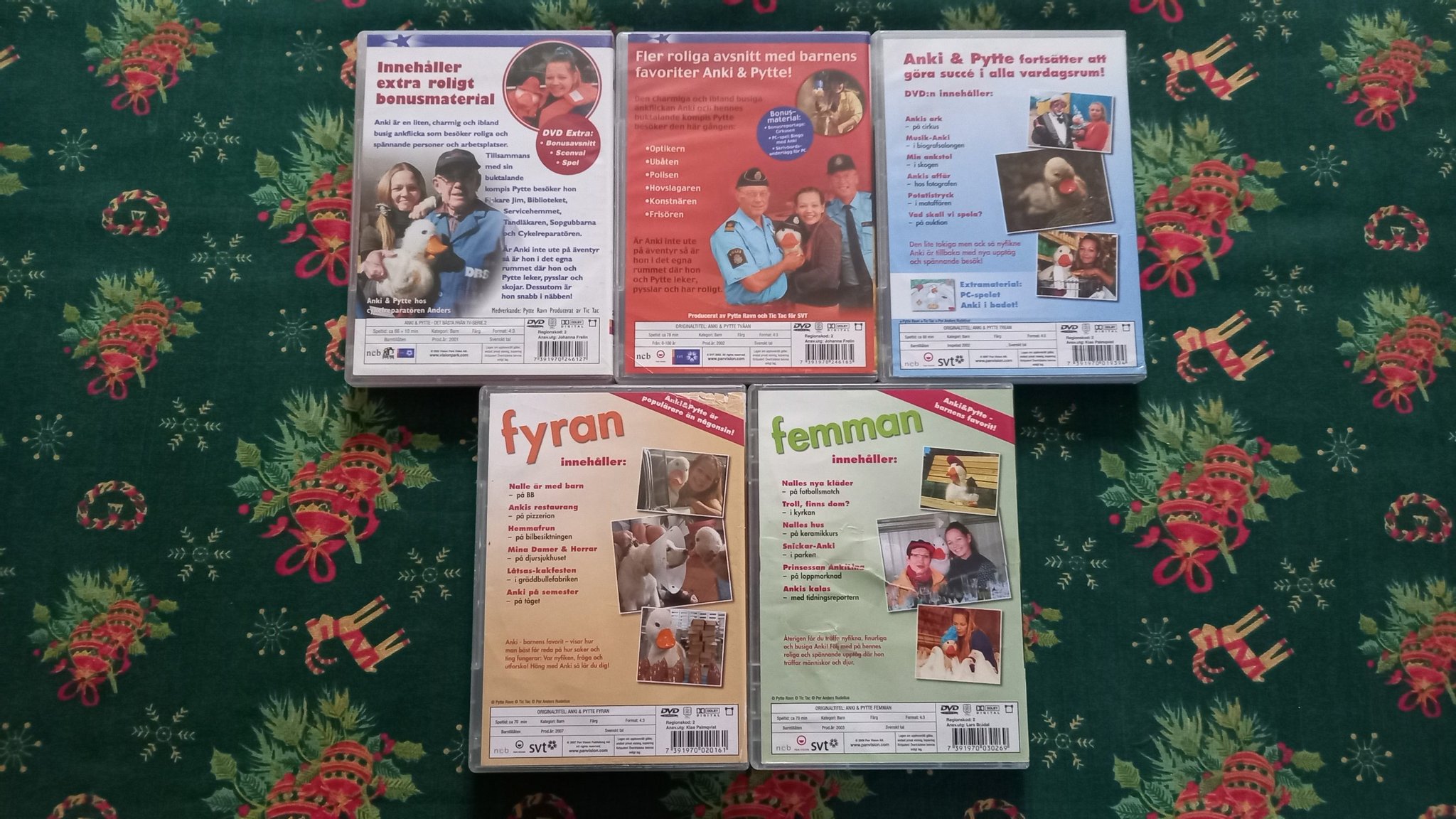 Anki & Pytte 1-5 - Komplett serie. 5 DVD | Köp på Tradera (575349565)