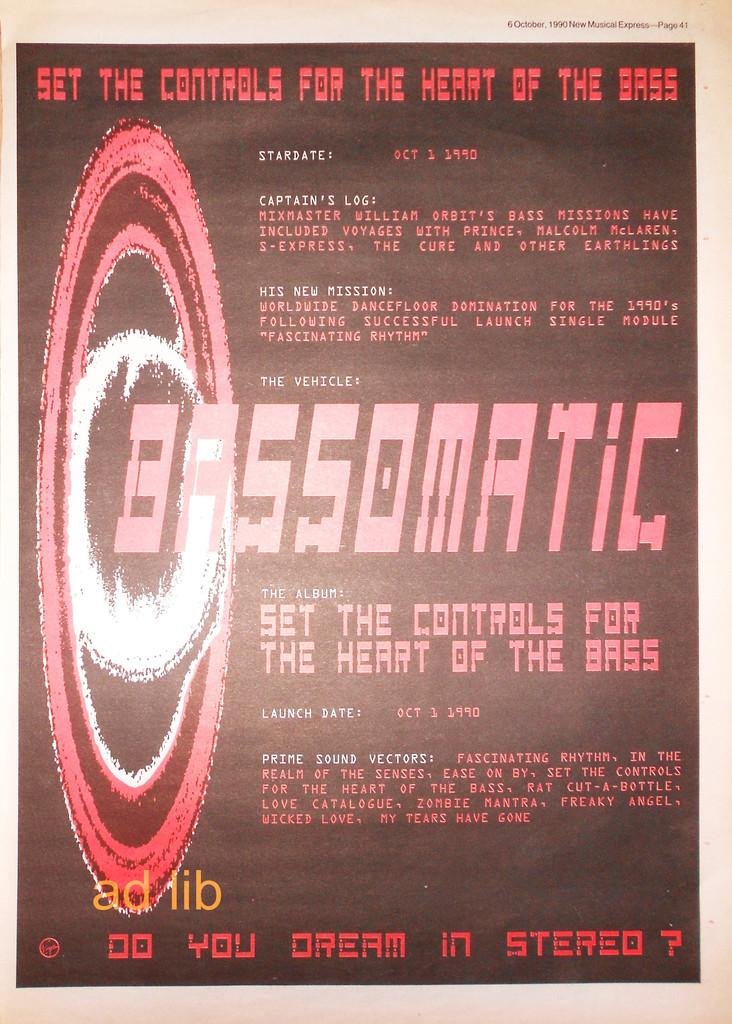 BASSOMATIC - SET THE CONTROLS FOR THE HEART OF .. | Köp på Tradera ...