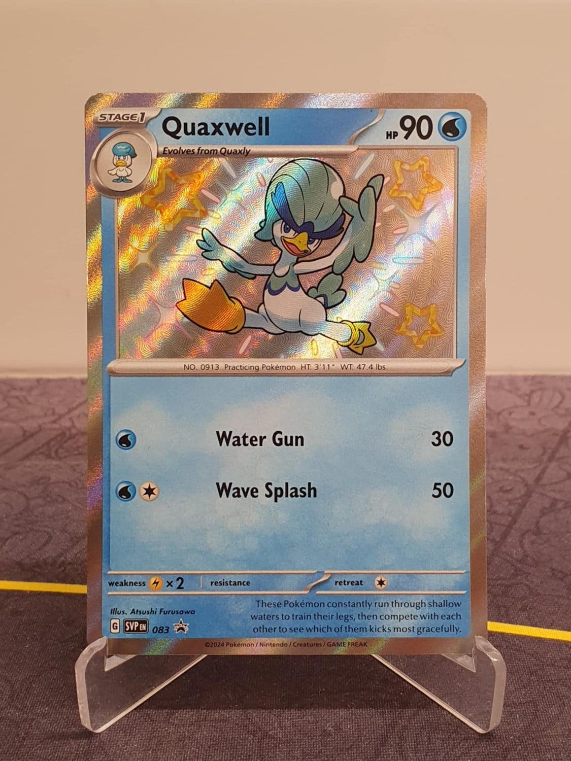 QUAXWELL SVP083 - Shiny Holo Promo - Black Star.. | Köp på Tradera ...