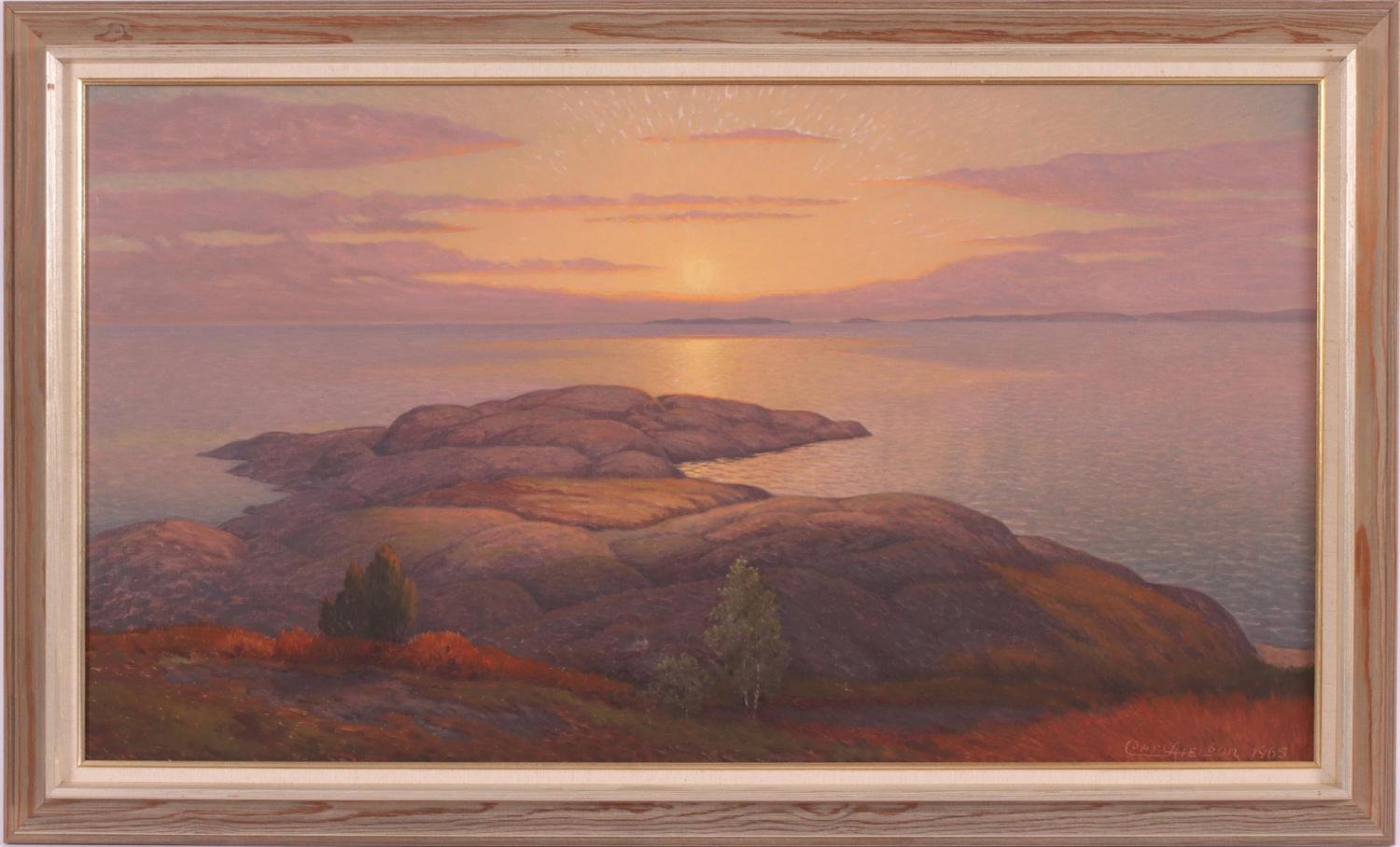 Carl Axelson, , Olja på duk. Signerad. Daterad .. | Köp på Tradera ...