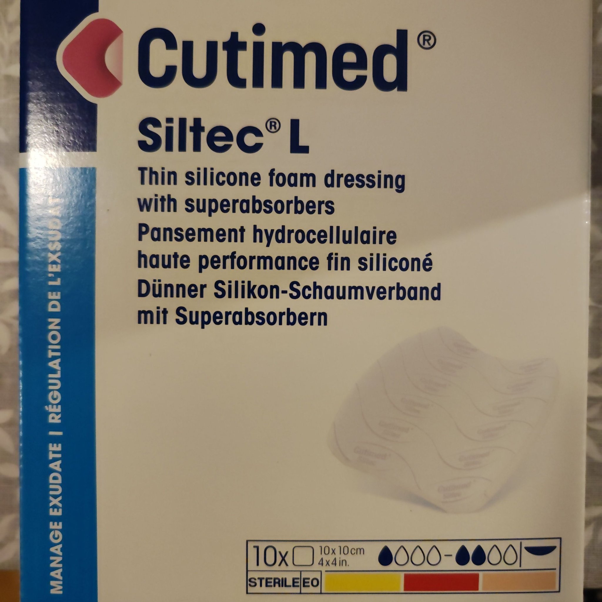 Cutimed Siltec L - 10 st Förband 10x10cm | Köp på Tradera (698351152)