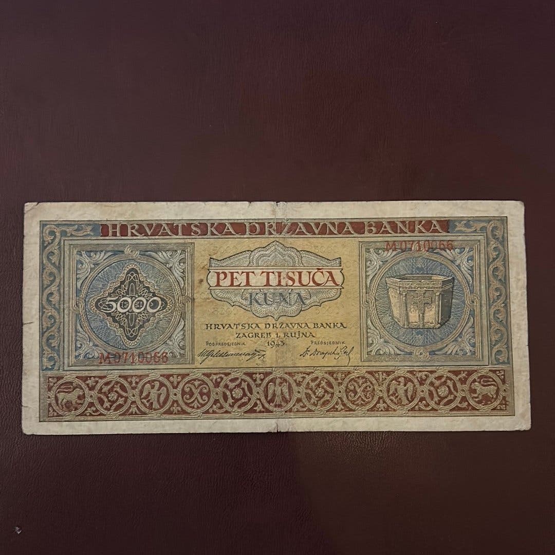Se produkter som liknar Kroatisk Sedel - 5000 Kuna fr.. på Tradera ...