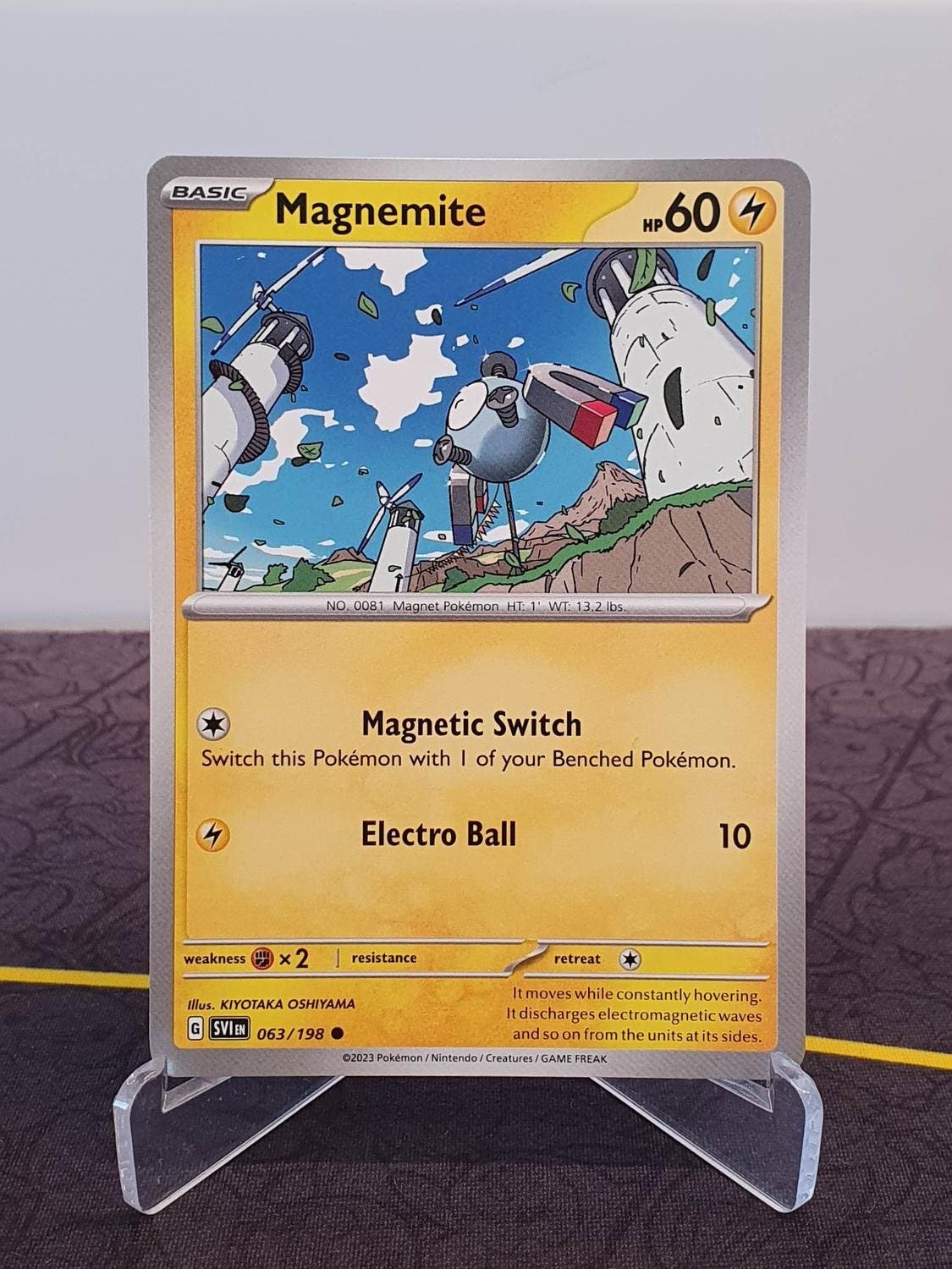 MAGNEMITE 063/198 - Scarlet & Violet - Pokémon .. | Köp på Tradera ...
