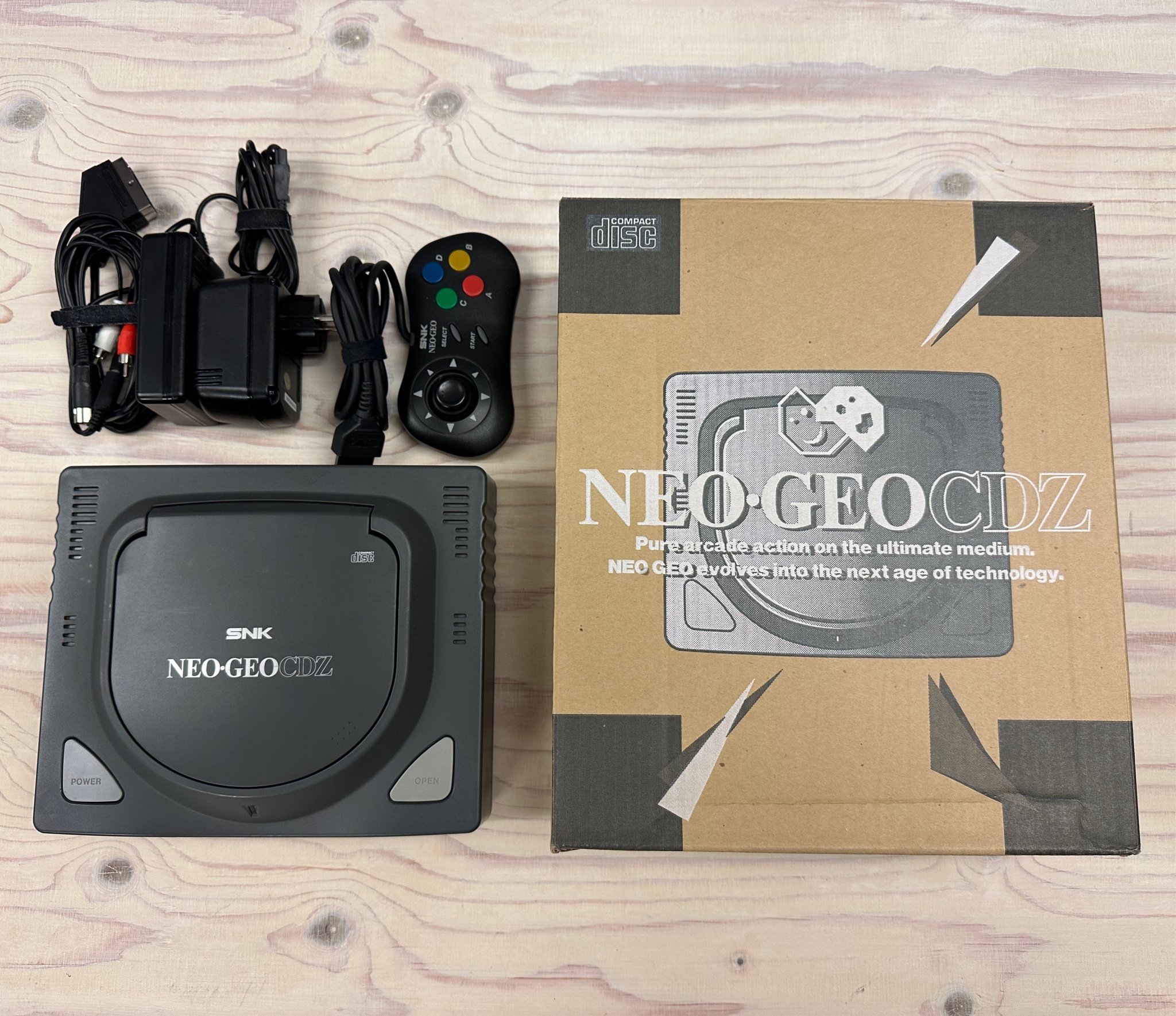 Neo Geo CDZ - Komplett paket