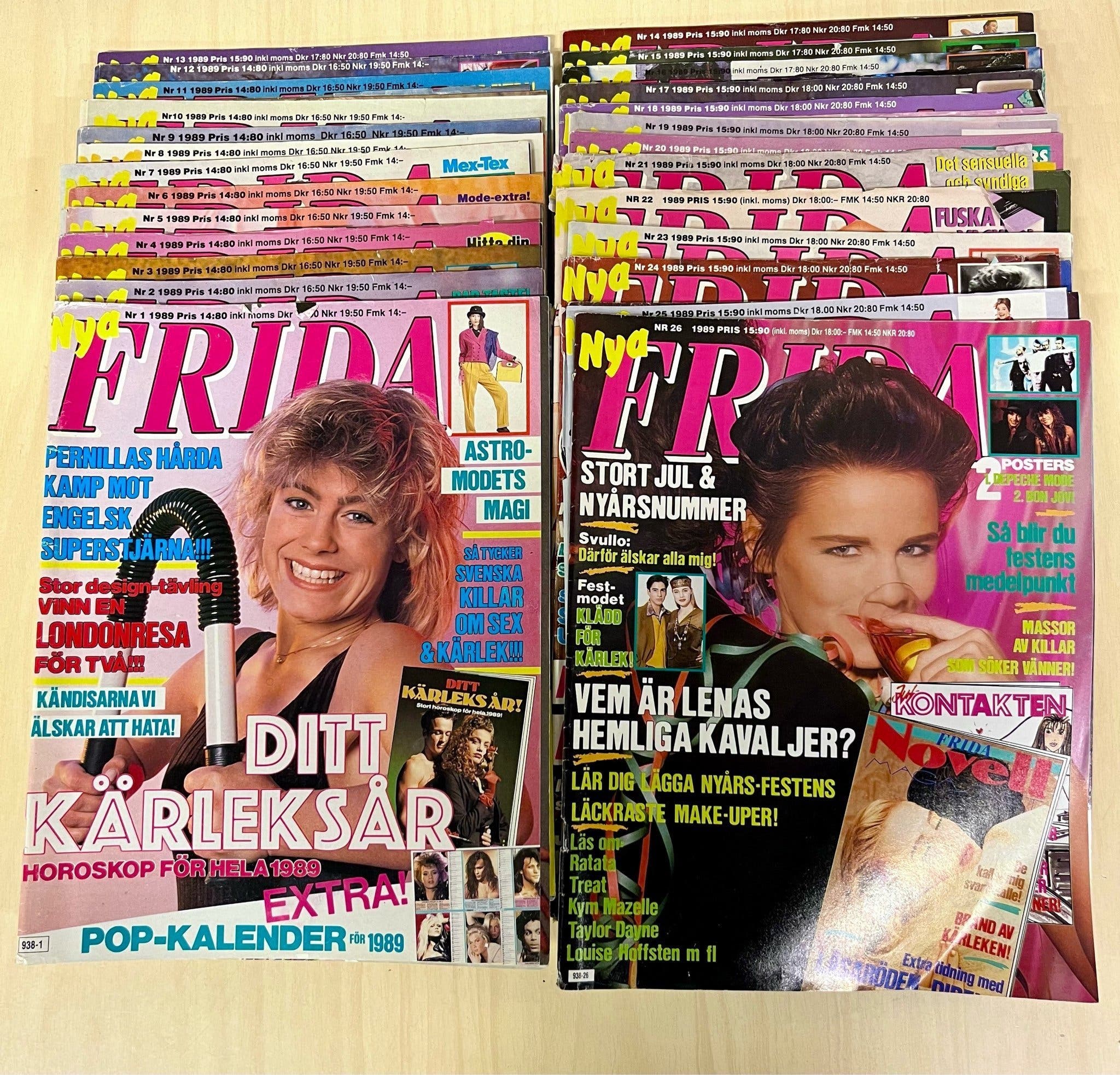 Tidningen Nya Frida nr 1-26.. | Köp från rödakorsetumeå på Tradera ...