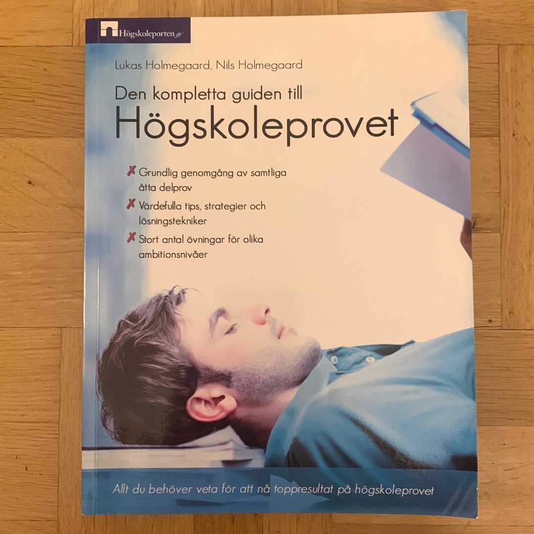 Den kompletta guiden till Högskoleprovet. Lukas.. | Köp på Tradera ...