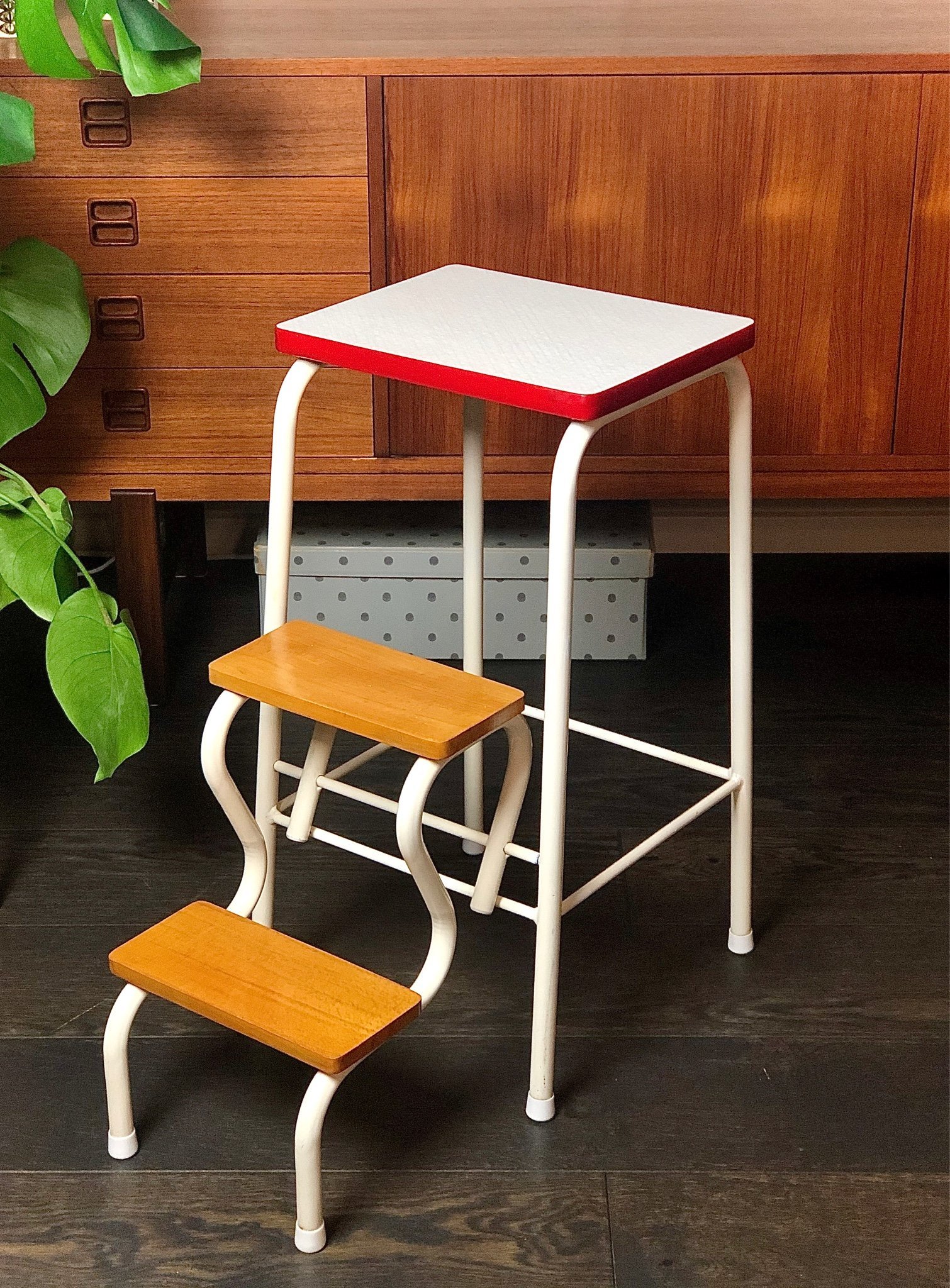 Marimekko stegpall kökspall trappall pall stege retro vintage 50-60tal ...