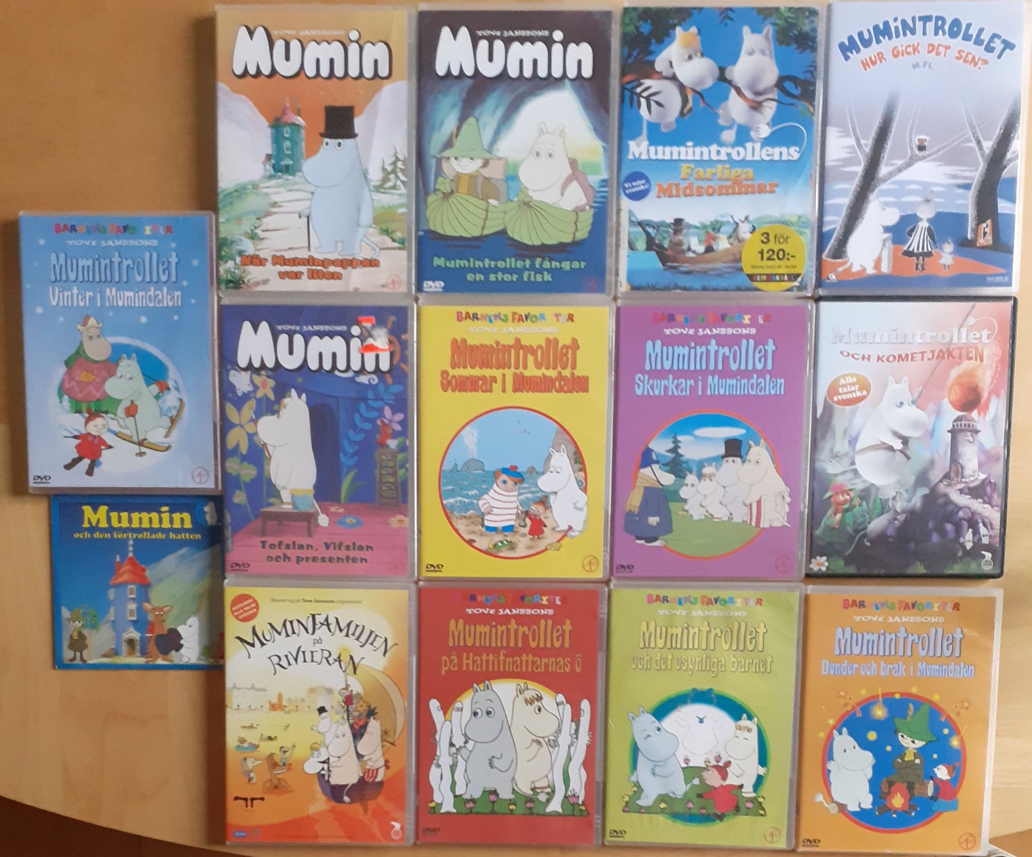 Se produkter som liknar 13x Mumin Mumintrollet dvd OOP på Tradera ...