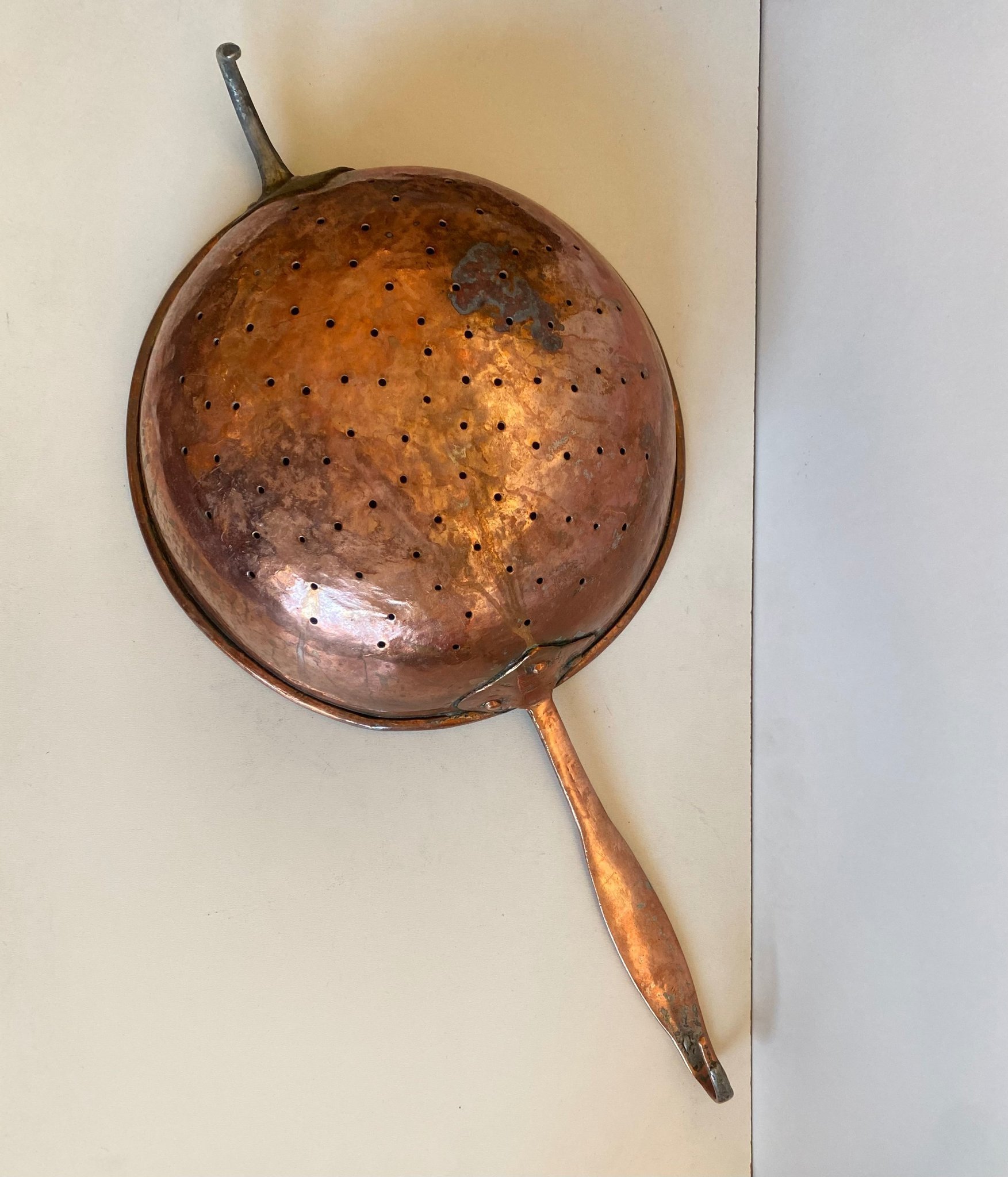 Large vintage antique copper colander 1700-1800.. | Köp på Tradera ...