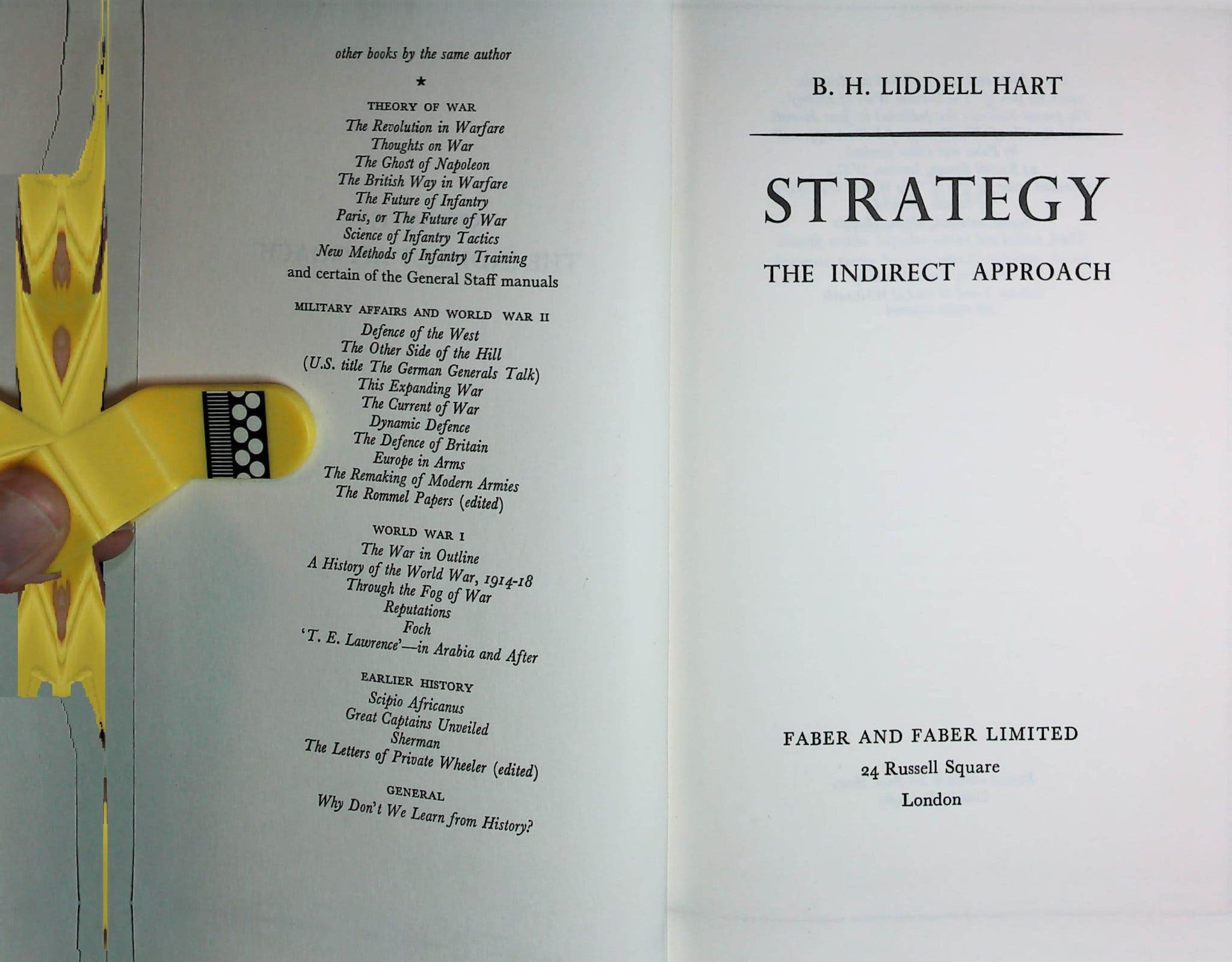 Strategy: The Indirect Approach av B.H. Liddell.. | Köp på Tradera ...
