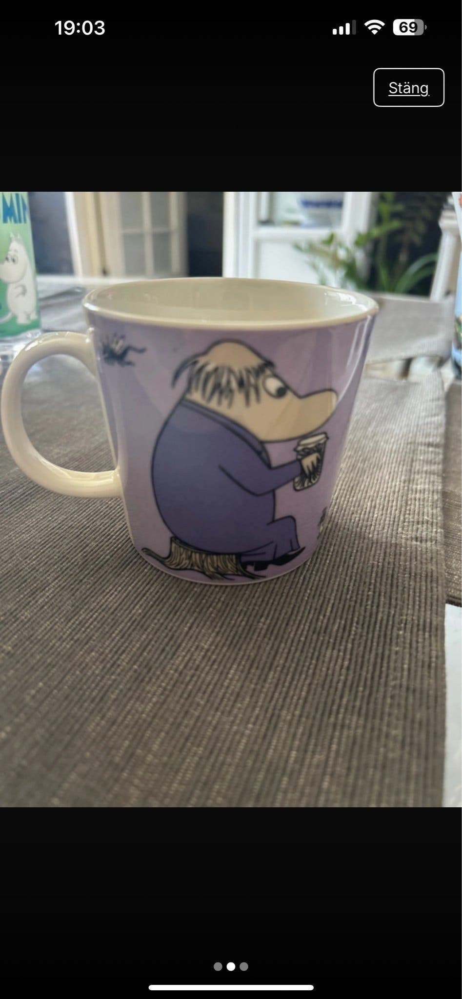 Se produkter som liknar Arabia Mumin Pappa Mugg Hemulen på Tradera ...