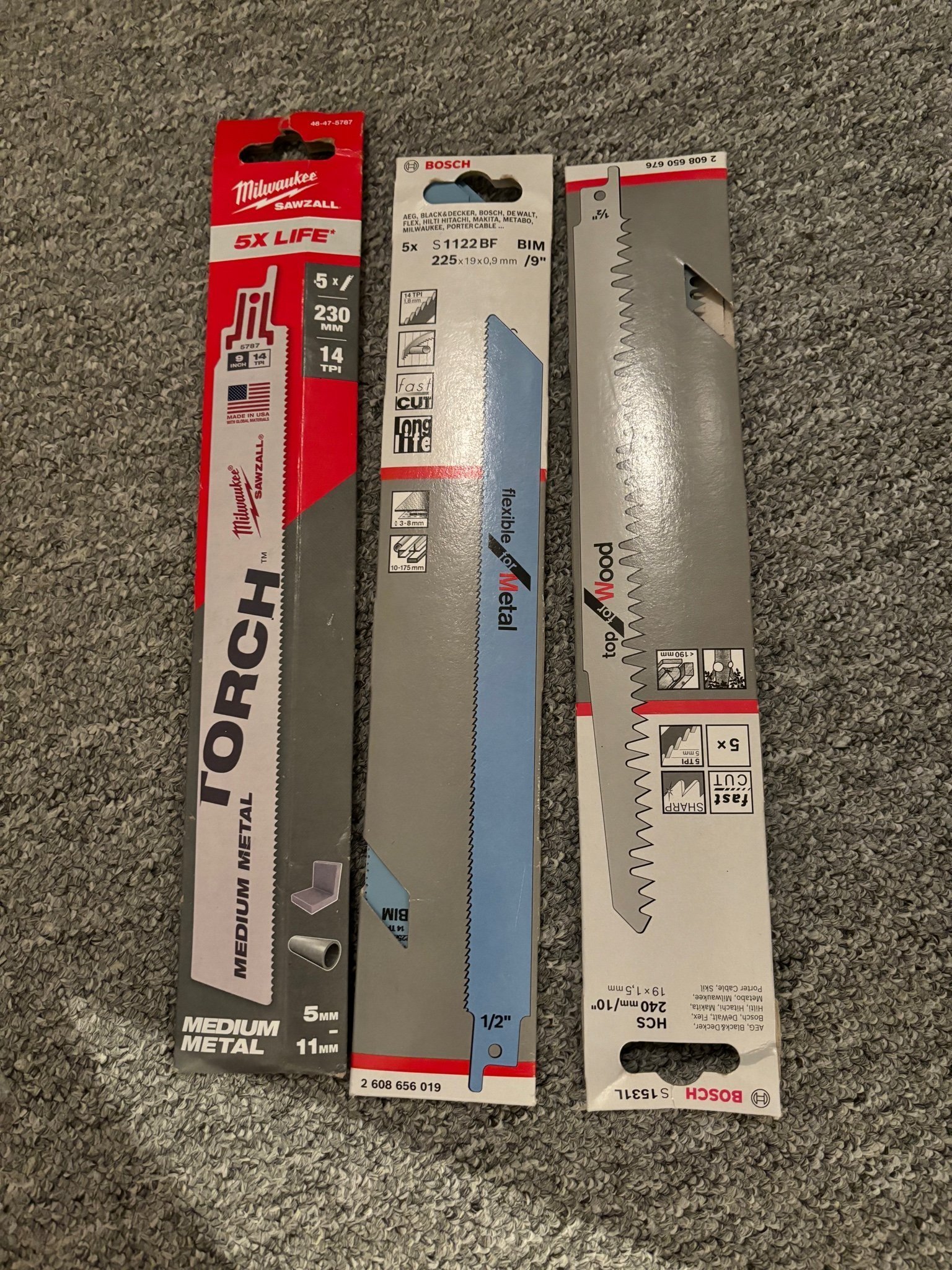 Milwaukee Torch, Bosch S1122BF, Bosch S1531L | Köp på Tradera (713246361)