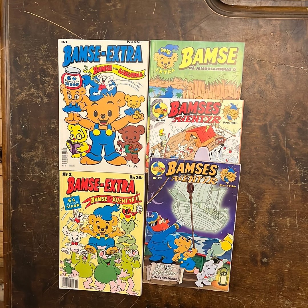 Se produkter som liknar Bamse-Extra och Bamses Äventyr på Tradera ...