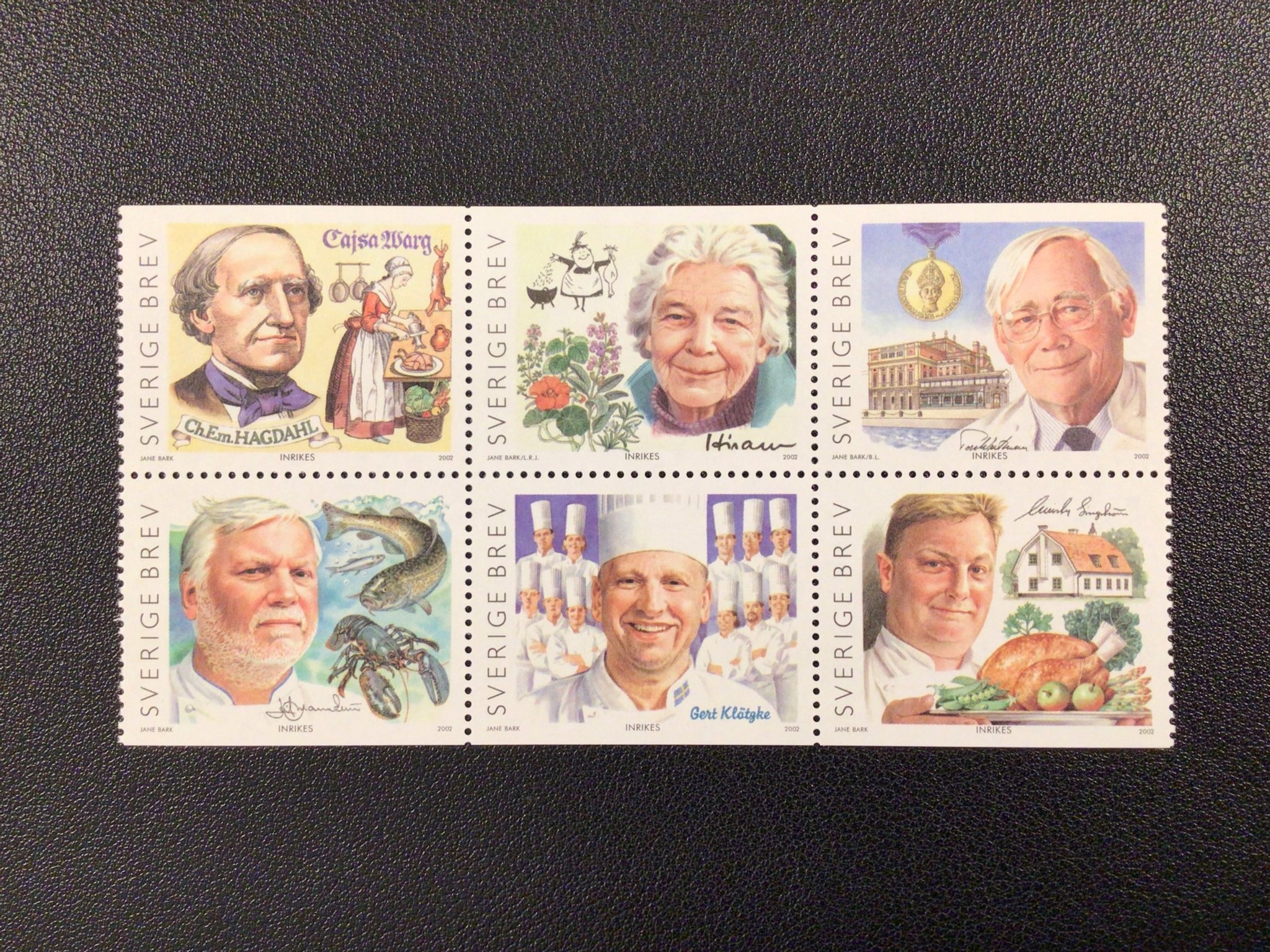 F 2323-2328, Svensk gastronomi, 2002. I toppski.. | Köp på Tradera ...