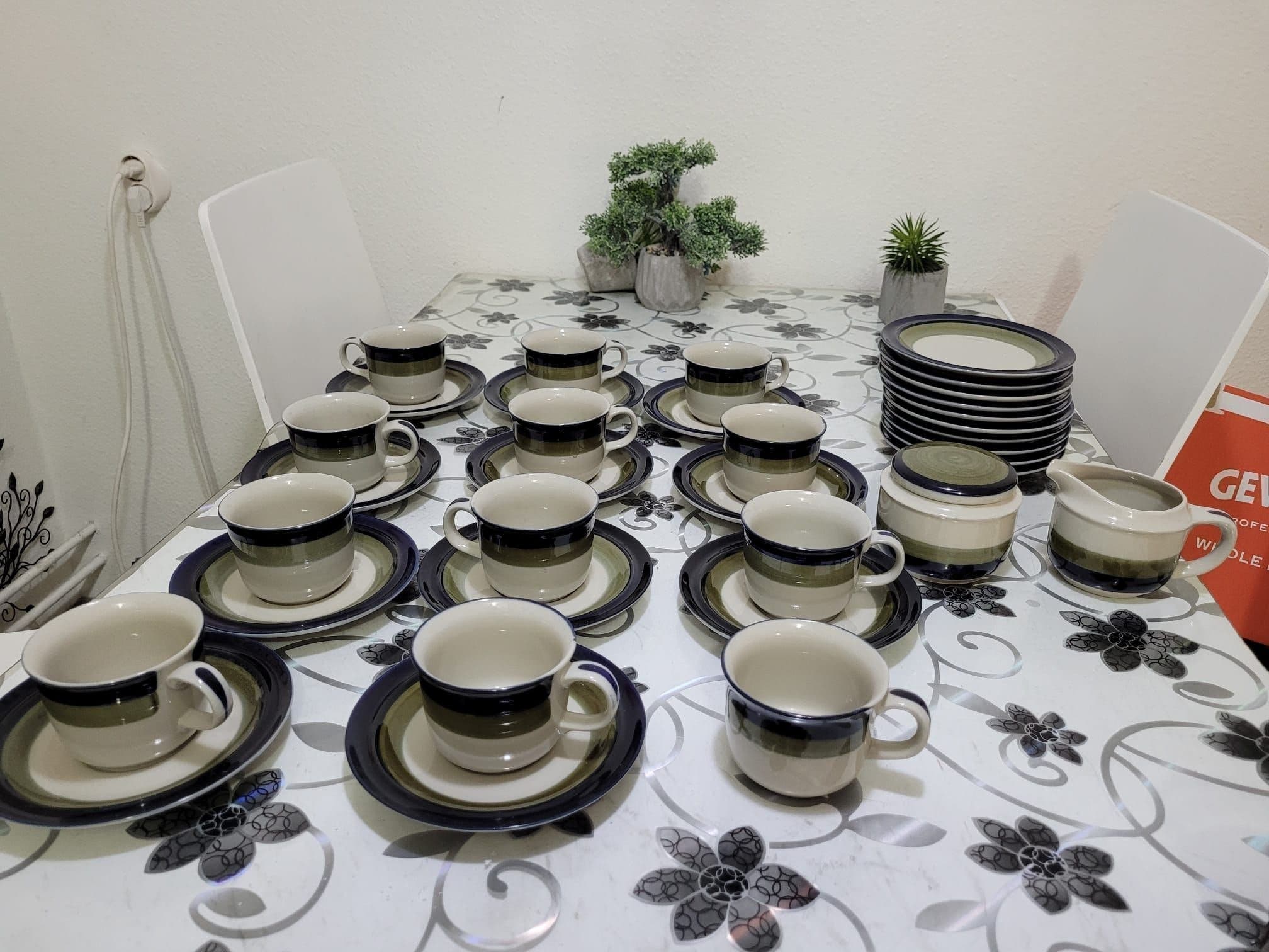 Nippon Hand Painted Underglazed by Yamato Kaffe.. | Köp på Tradera ...