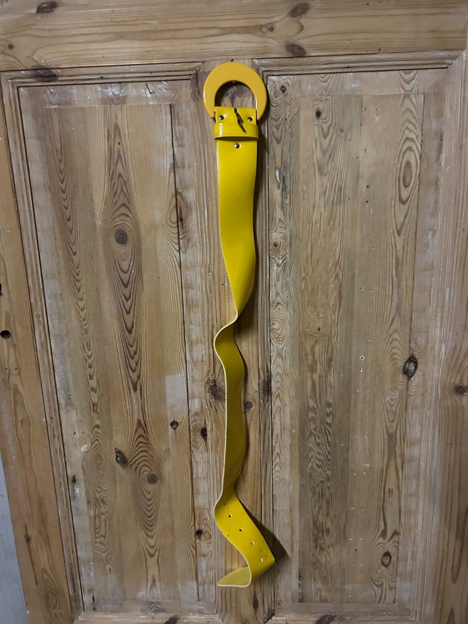 Vintage, 80 tal, Gult brett bäl.. | Köp från CheriMinou på Tradera ...