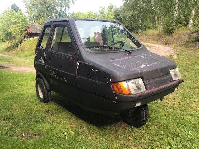 Trehjulig mopedbil (416016090) ᐈ Köp på Tradera