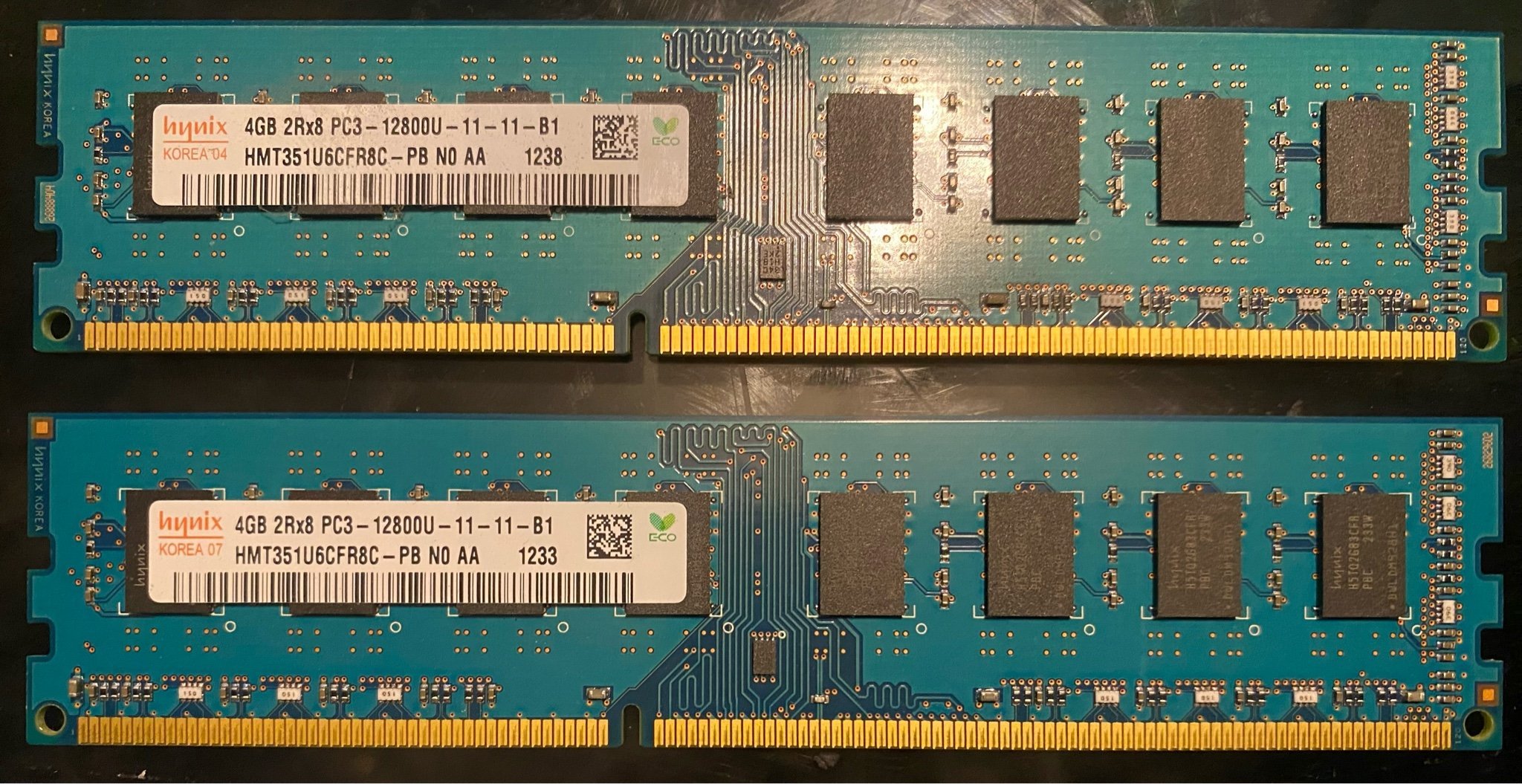 8GB Hynix DDR3 RAM (2x4GB) 1600MHz | PC3-12800U | Köp på Tradera ...