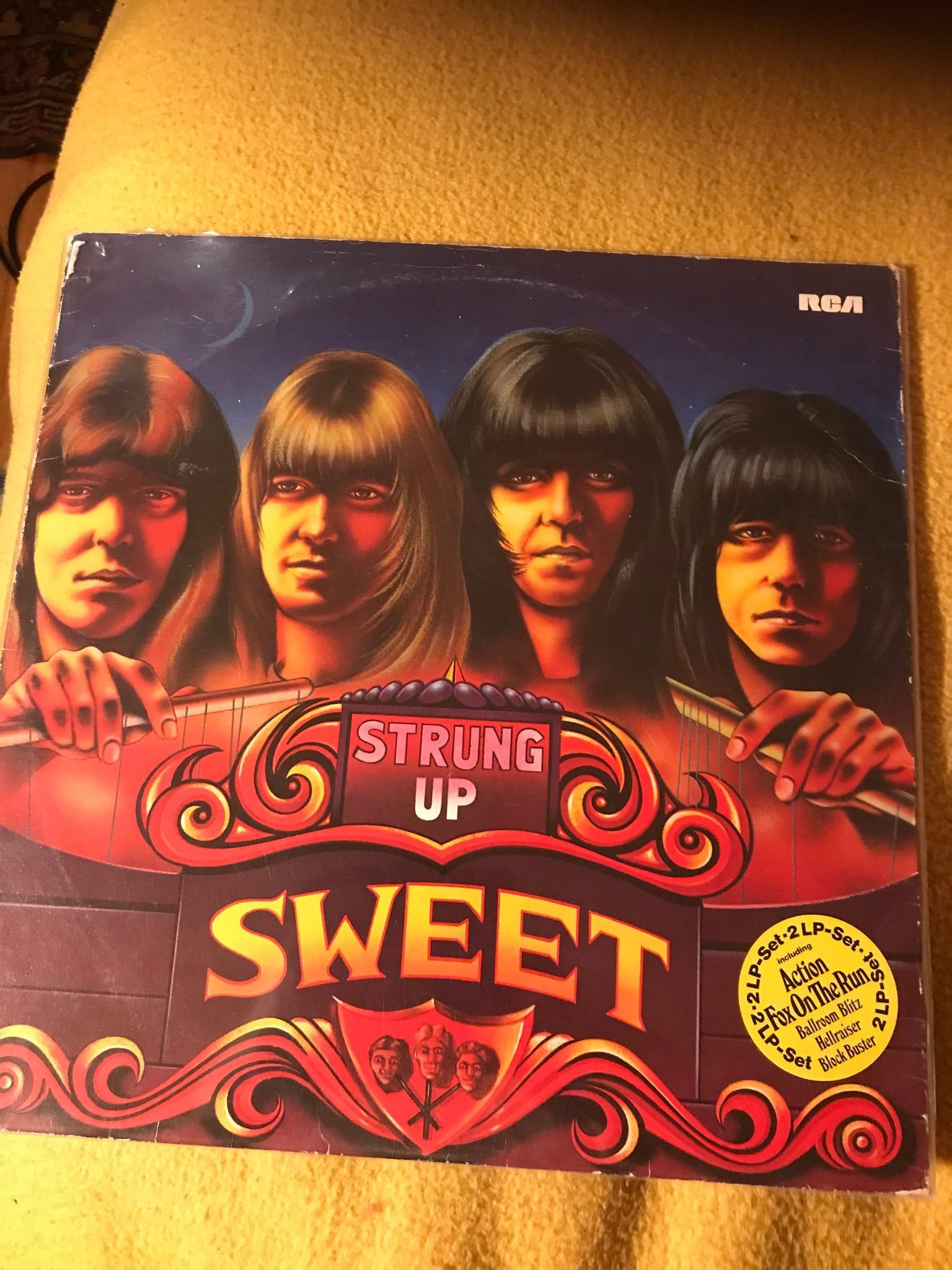 The Sweet - Strung Up - Dubbel LP | Köp på Tradera (703641433)