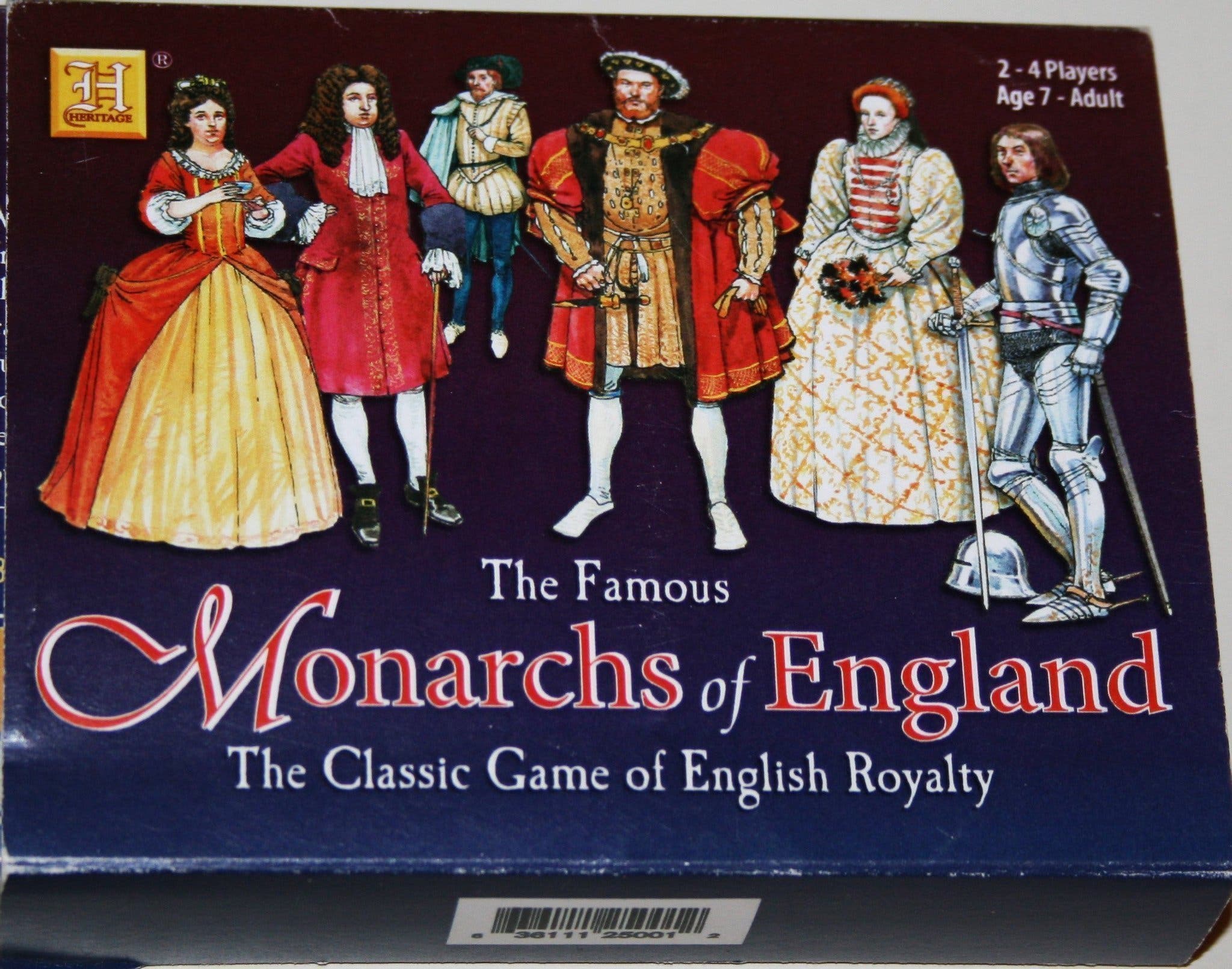 THE FAMOUS MONARCHS OF ENGLAND Komplett kortspe.. | Köp på Tradera ...