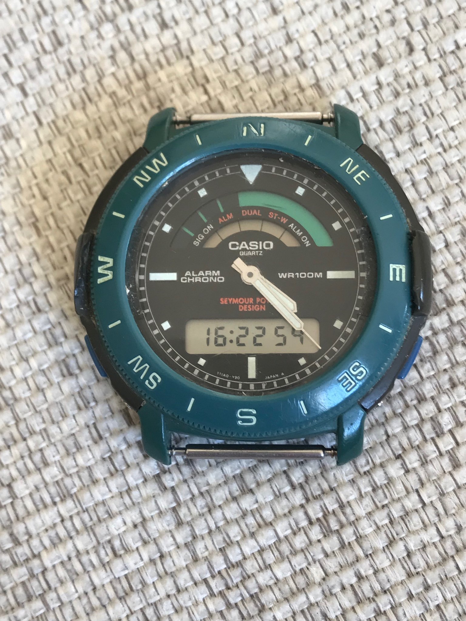 Vintage Casio AW-900 Dual Time Analog/Digital M.. | Köp på Tradera ...