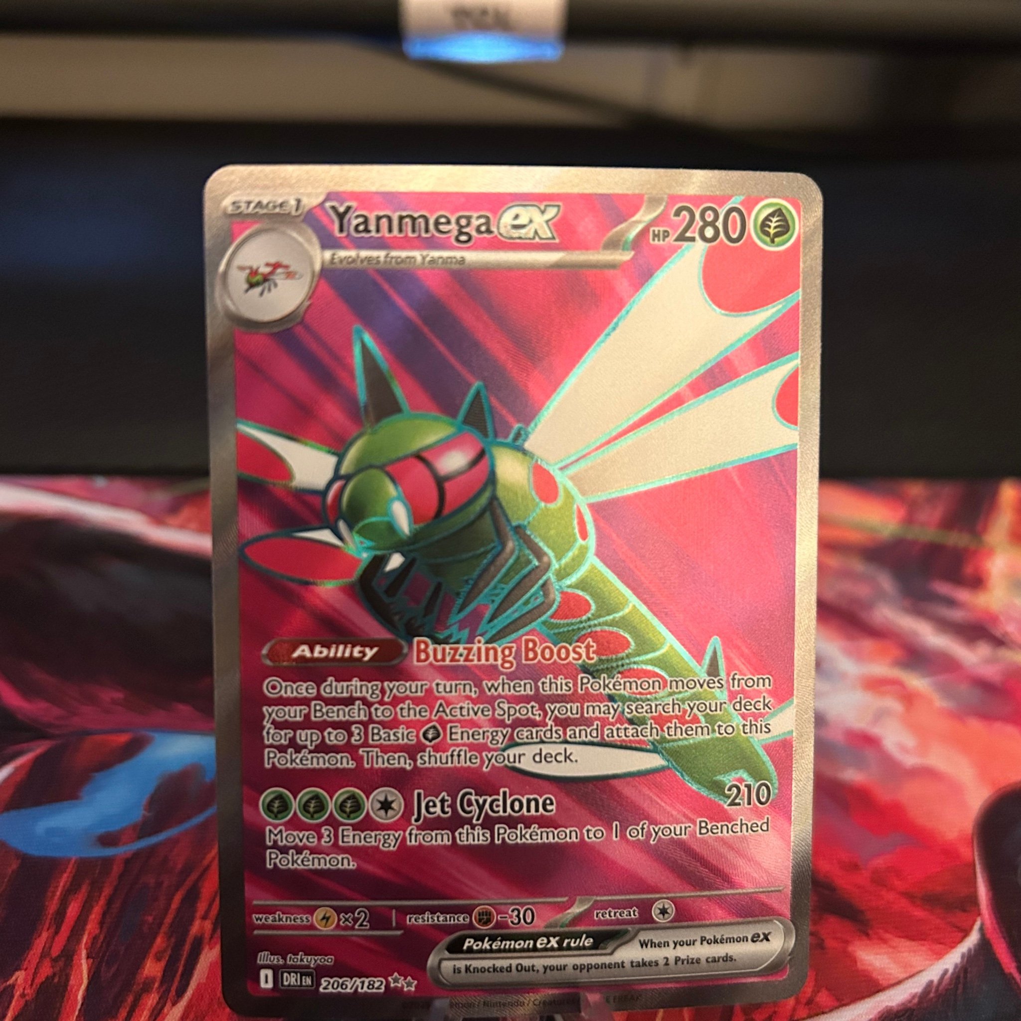 Pokémon Yanmega ex Full Art 206/182 DRI Destine.. | Köp på Tradera ...