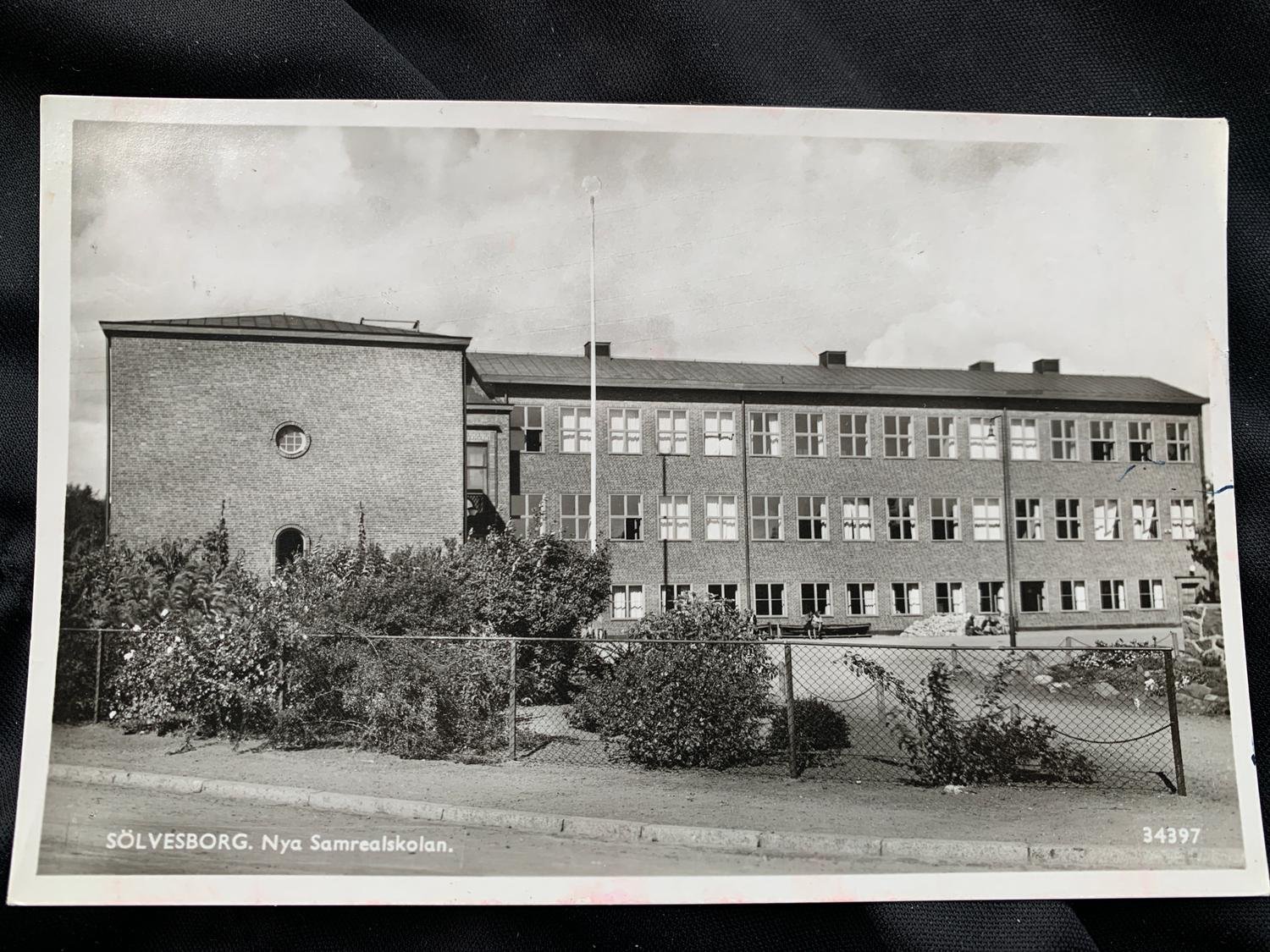 Sölvesborg " Furulundsskolan " 1957 | Köp på Tradera (600280456)