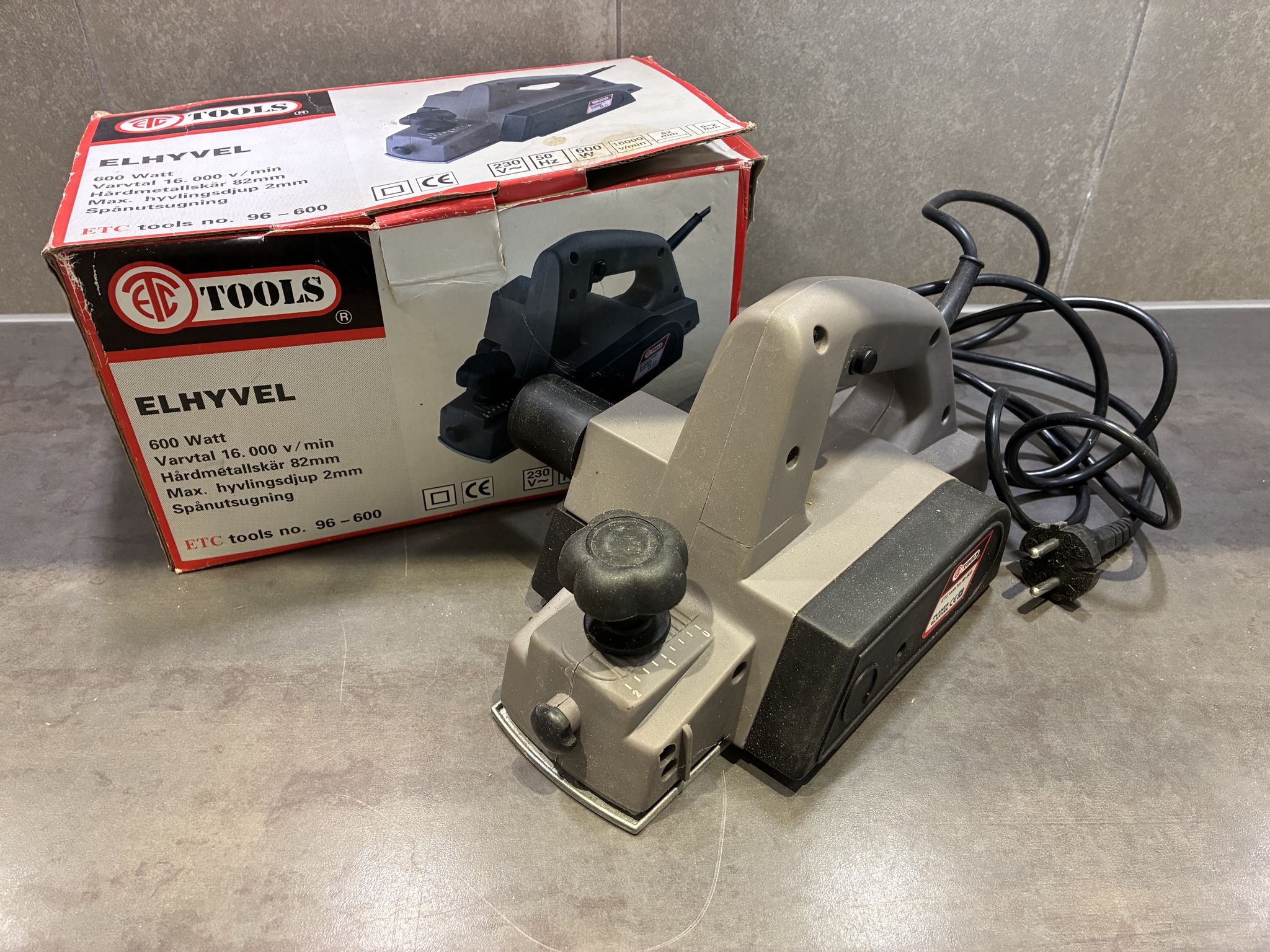 Elhyvel! ETC Tools 96-600! I originalkartong m .. | Köp på Tradera ...