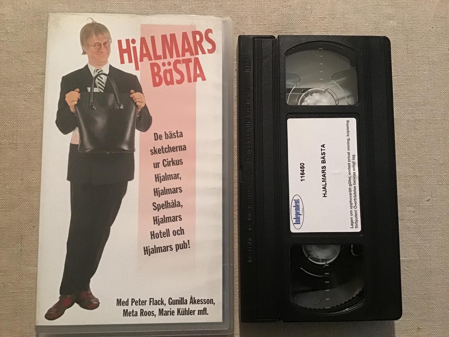 HJALMARS BÄSTA VHS PETER FLACK,GUNILLA ÅKESSON,.. | Köp på Tradera ...