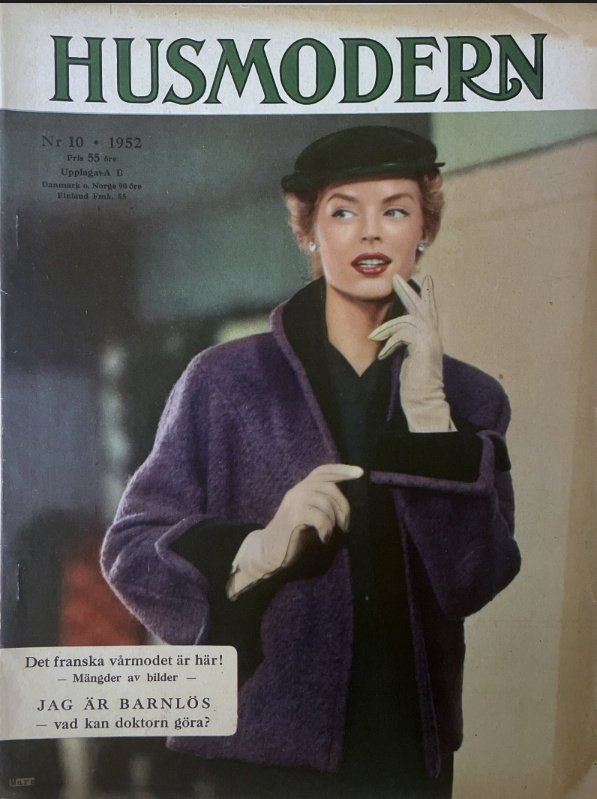 Husmodern 10 1952 Ann-Sofi Rein, Nelly Lönnebor.. | Köp på Tradera ...