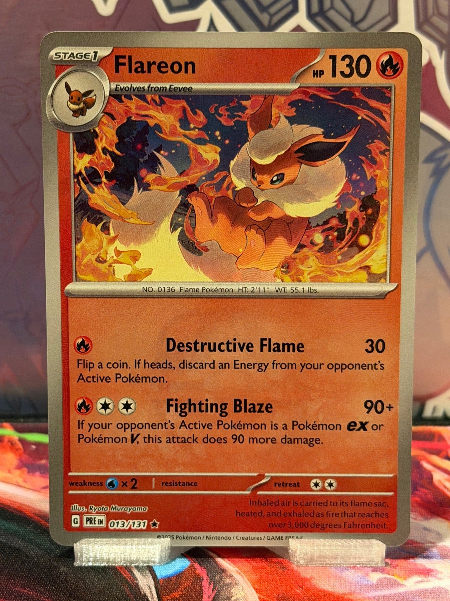 Flareon Masterball - Pokémonkort | Köp på Tradera (714159183)