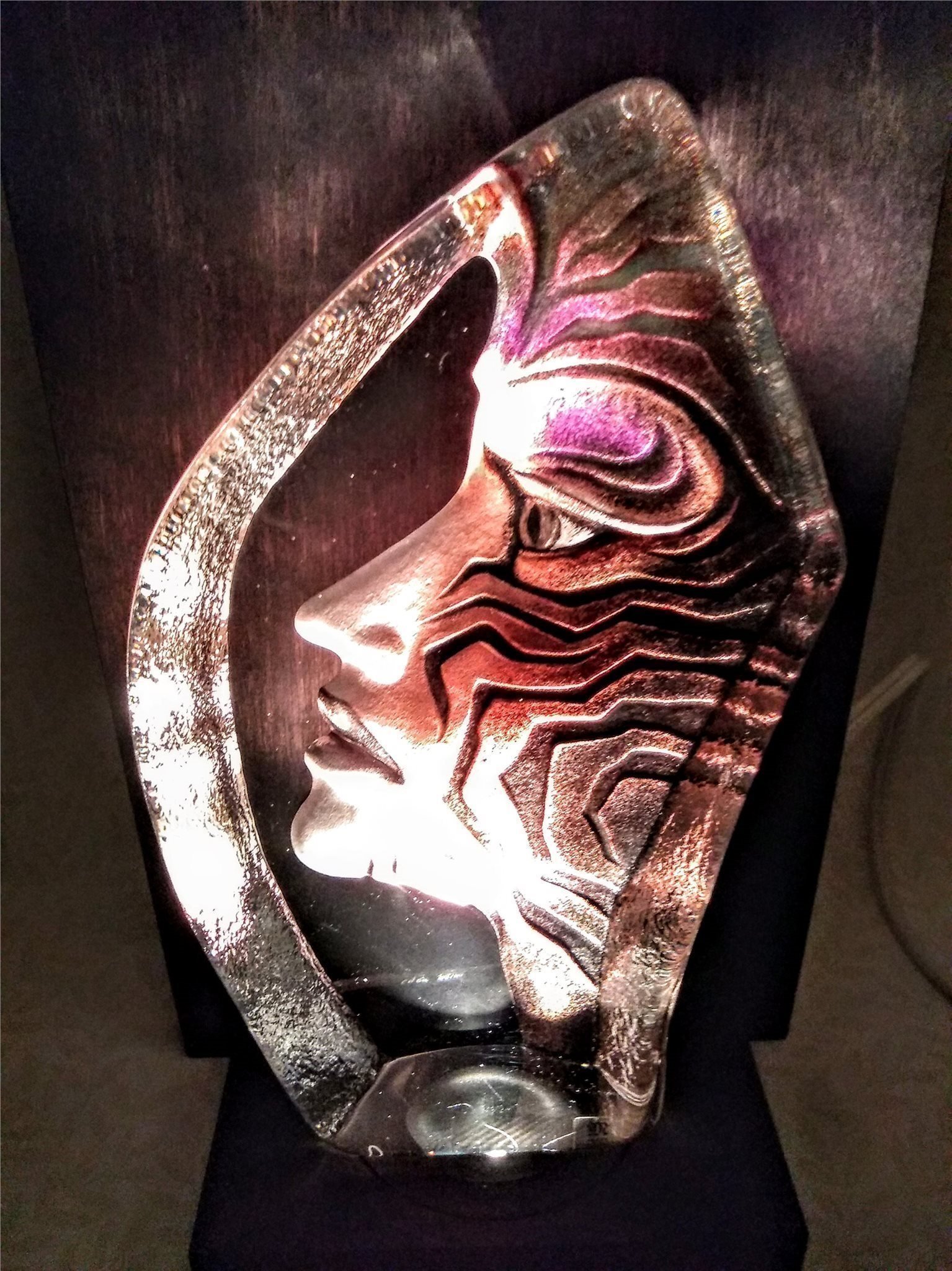 Målerås Glasbruk Mask Av Mats Jonasson 346103317 ᐈ Köp På Tradera