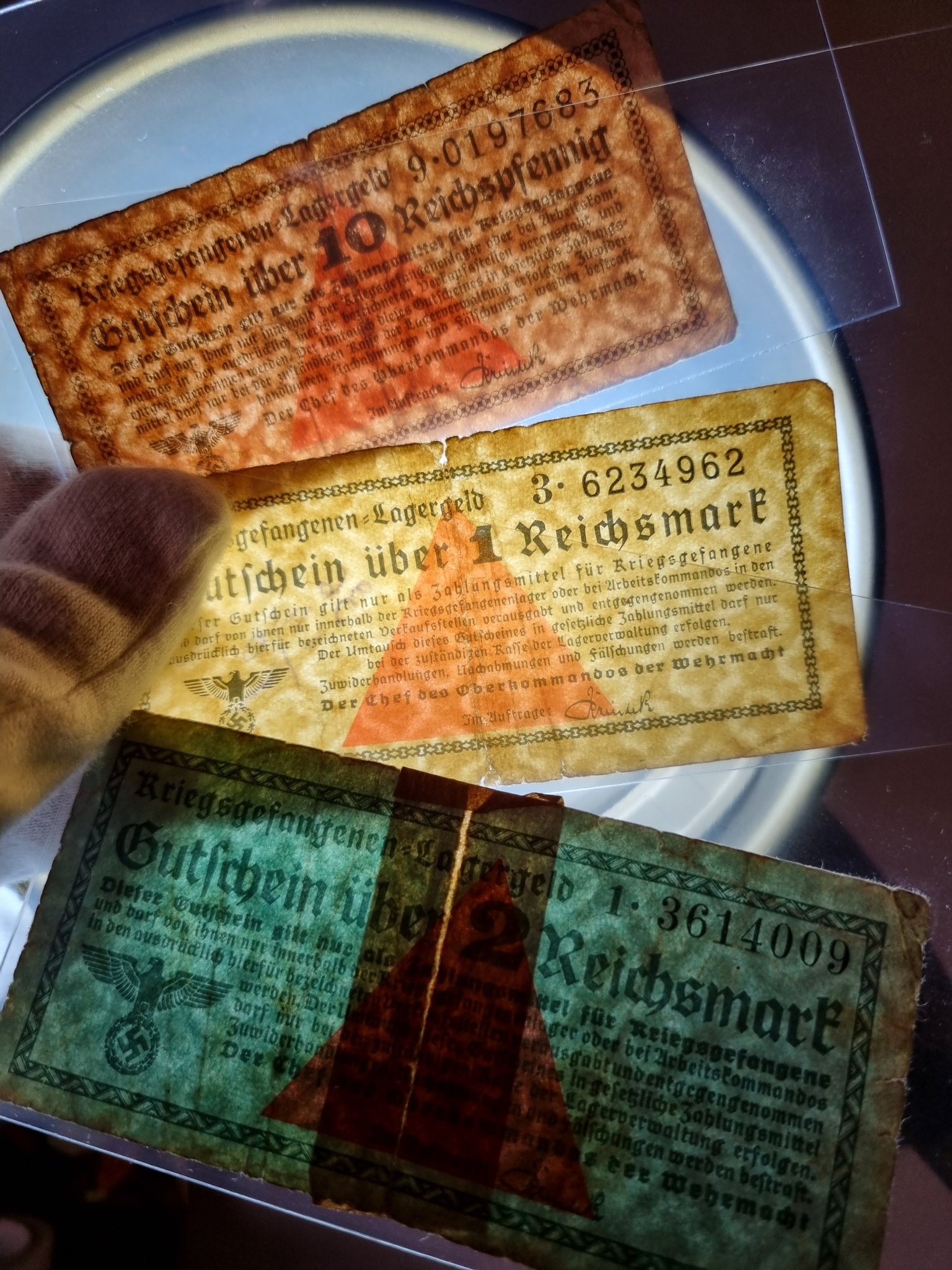 Se produkter som liknar 3 Banknotes. Reichsmark WW2 L.. på Tradera ...