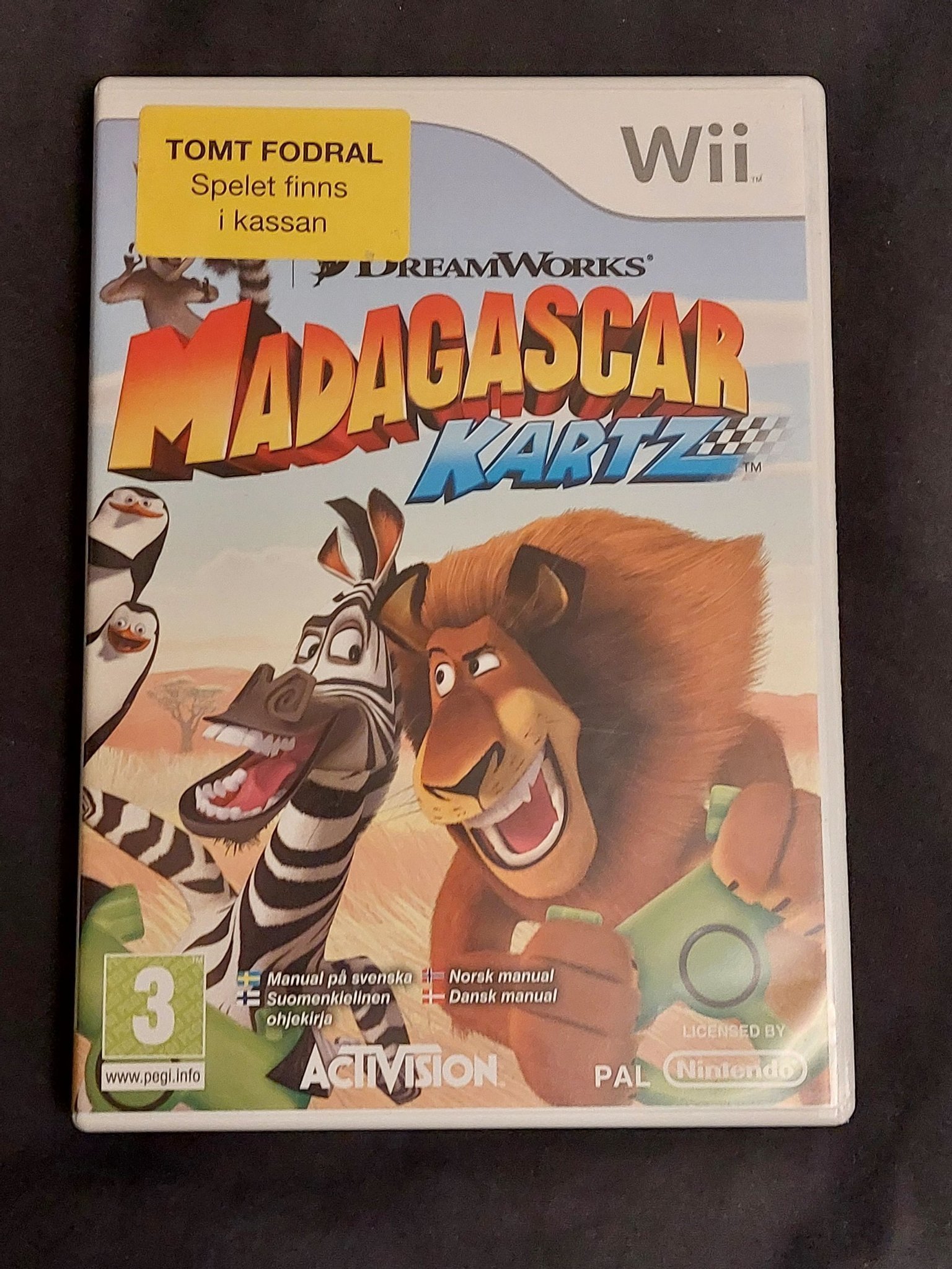 Nintendo Wii Dreamworks Madagaskar Kartz Comple.. | Köp på Tradera ...