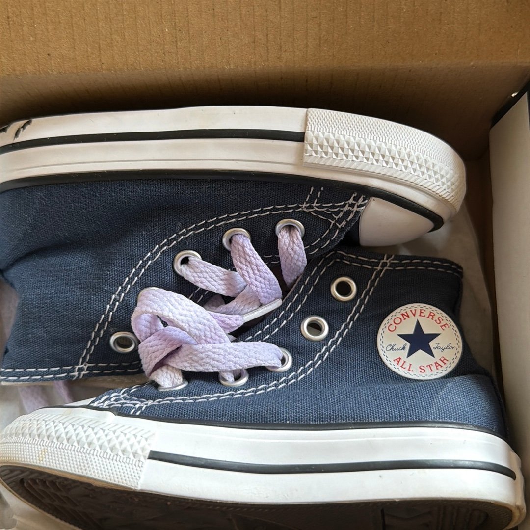 Converse All Star High Top Sneaker Blå Storlek 21 | Köp på Tradera ...