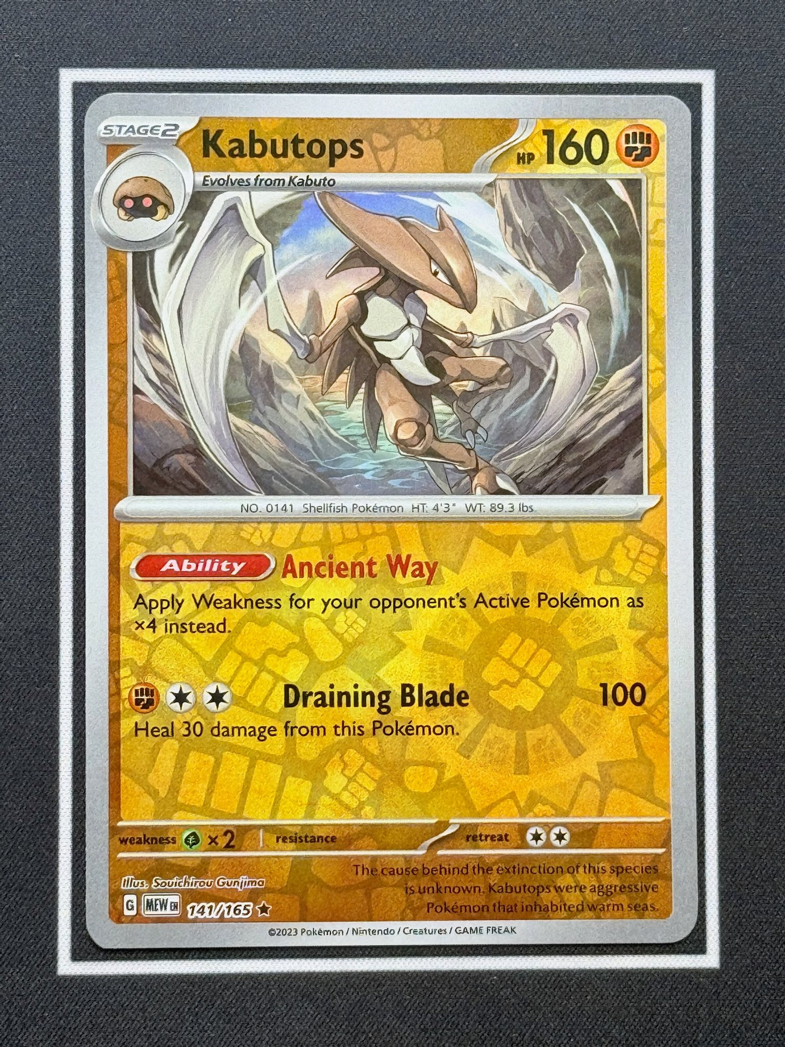 Kabutops 141/165 Reverse Holo - Pokémon TCG: Sc.. | Köp på Tradera ...