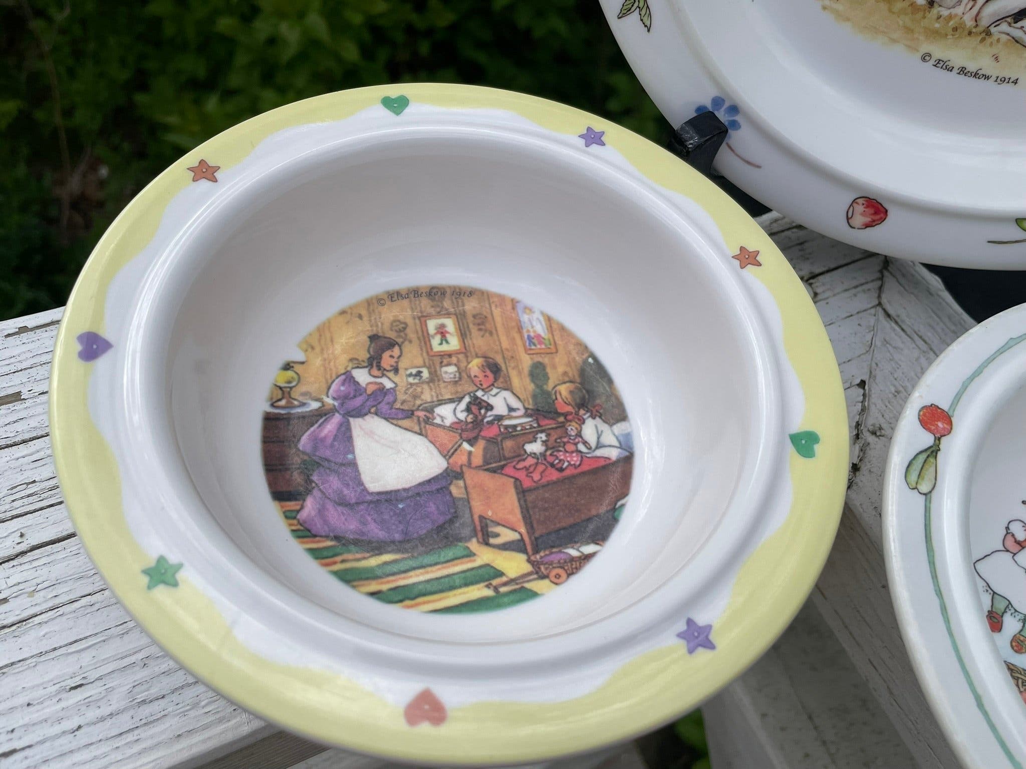 Skål Djup Tallrik Elsa Beskow Tant Gredelin och.. | Köp på Tradera ...