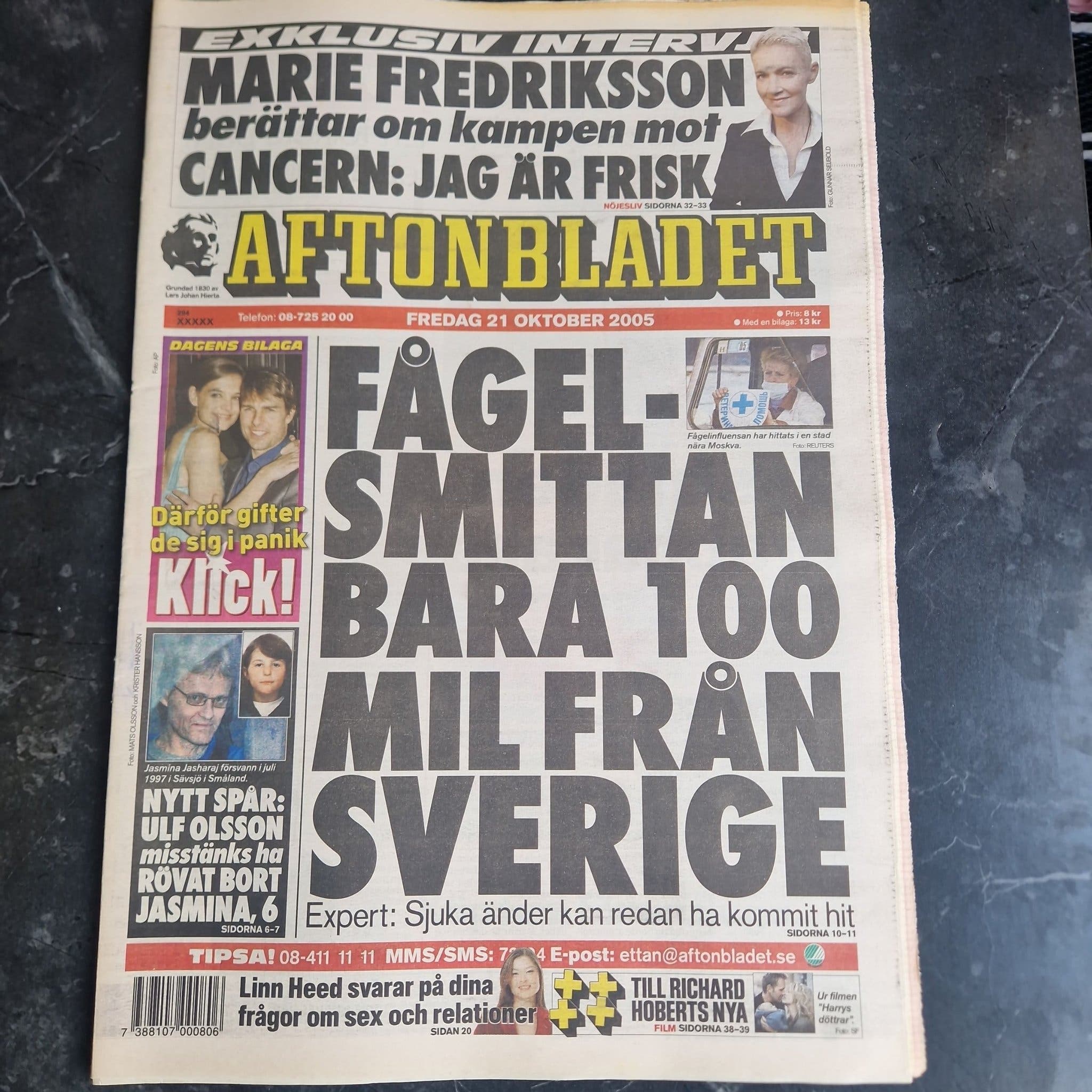 Se produkter som liknar Aftonbladet tidning från 2005 på Tradera ...