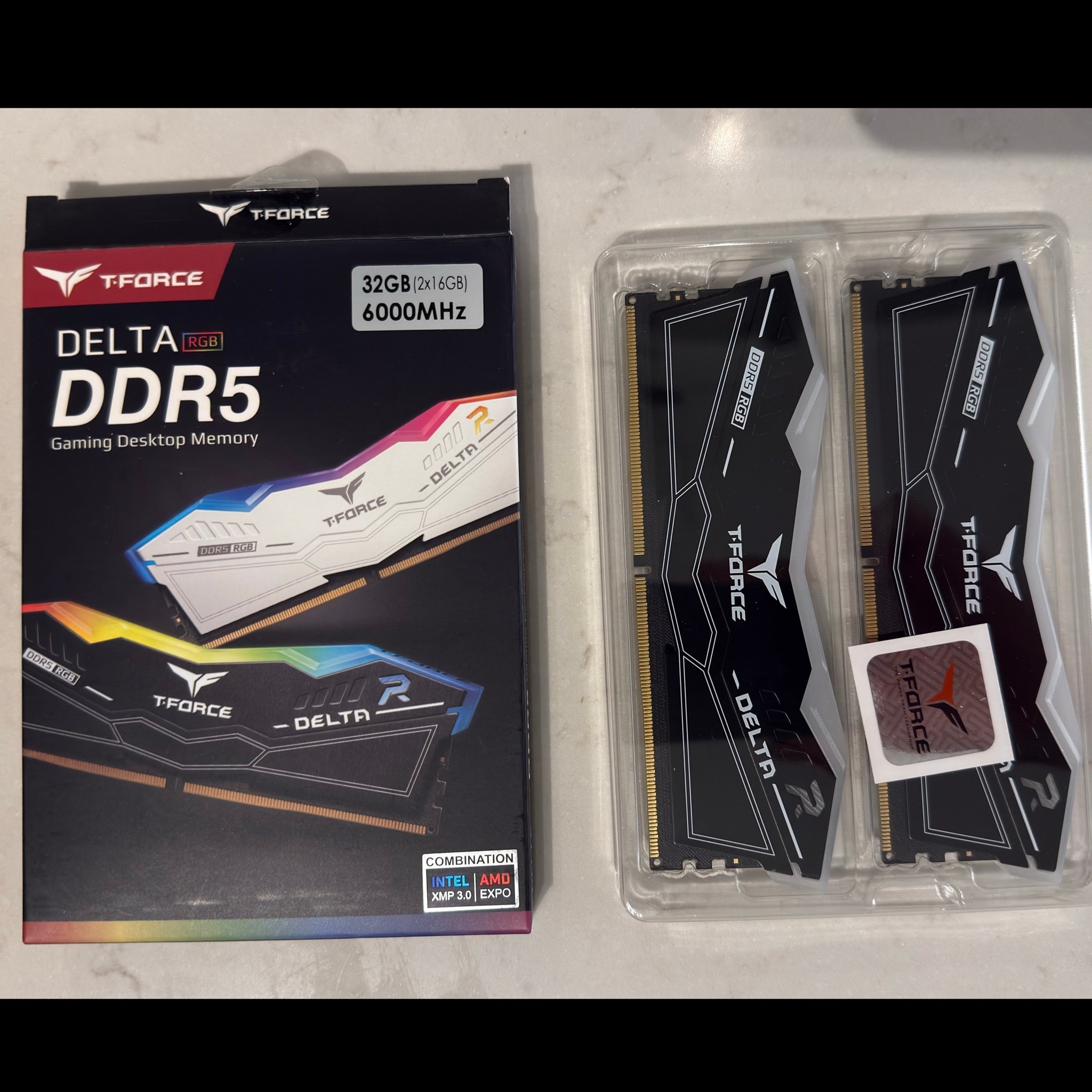 T-Force Delta RGB DDR5 6000MHz 32GB (2x16GB) | Köp på Tradera (710785710)