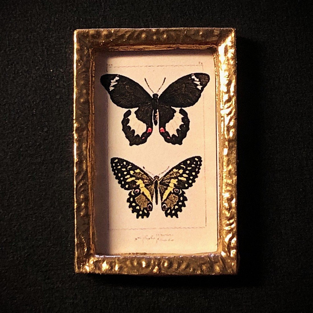 Miniatyr tavla med fjärilar no:6 - dockskåp doc.. | Köp på Tradera ...