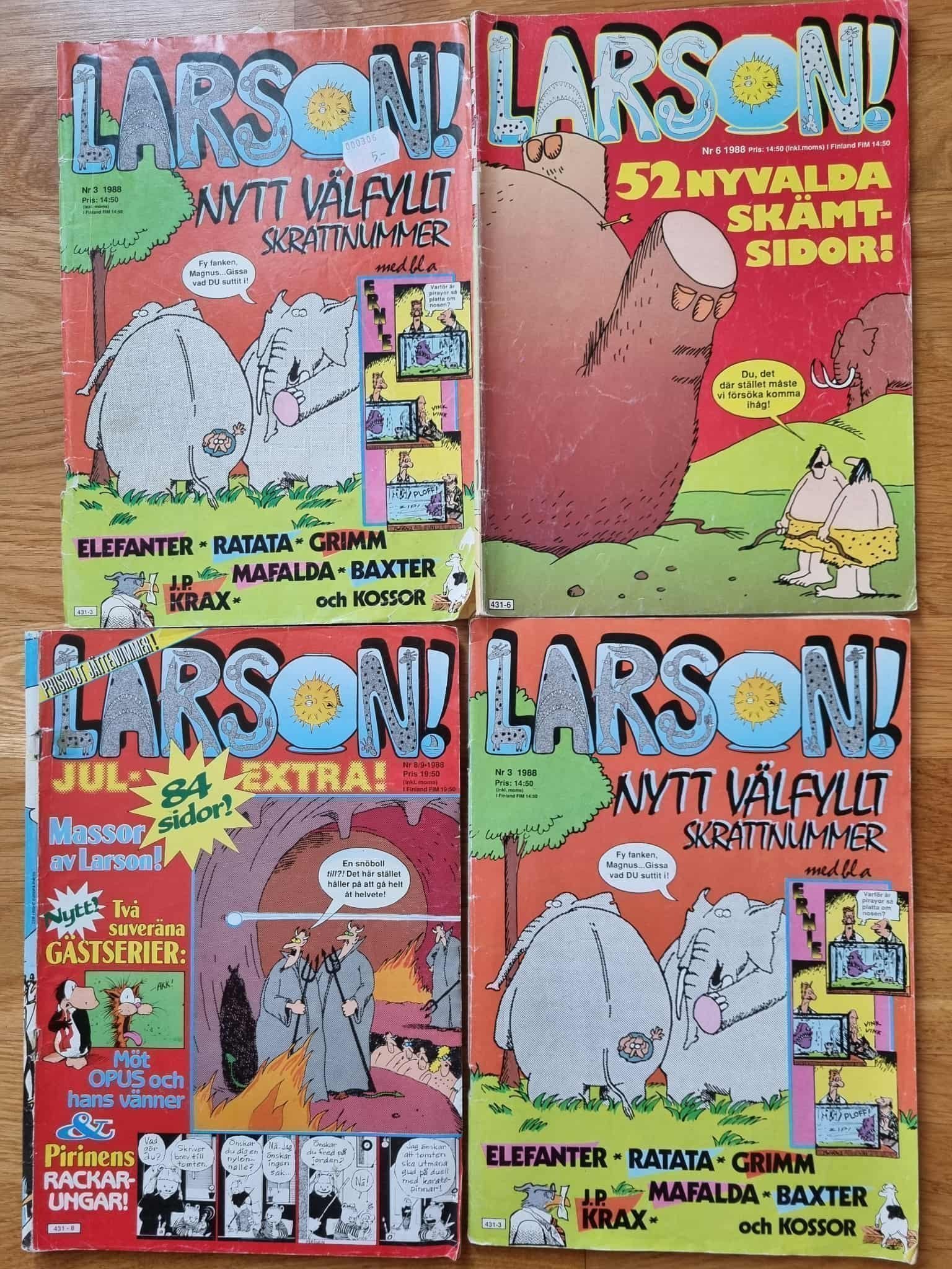Larson! - Serietidningar - 1988 | Köp på Tradera (710473778)