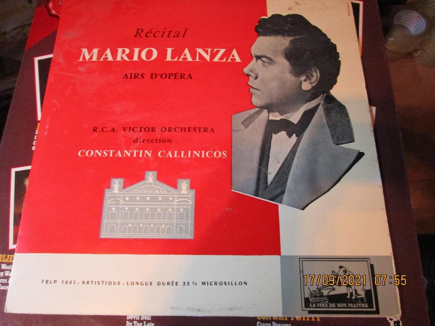MARIO LANZA AIRS D'OPERA - 8 " LP | Köp på Tradera (695916224)