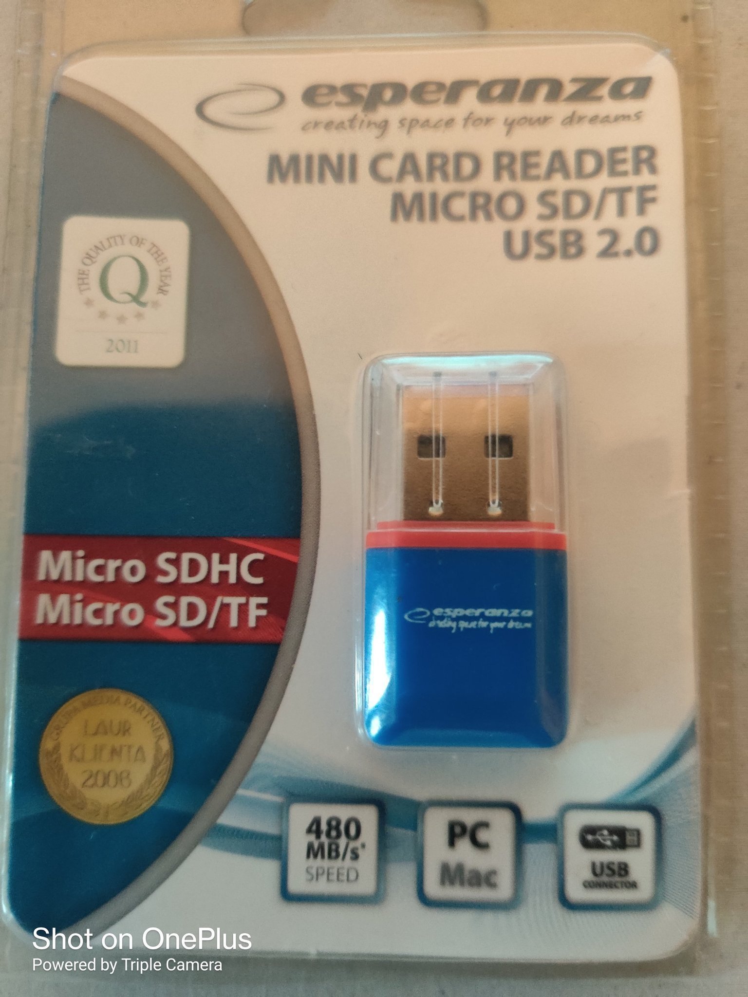 Esperanza Mini Kortläsare Micro SD/TF USB 2.0 | Köp på Tradera (700301833)