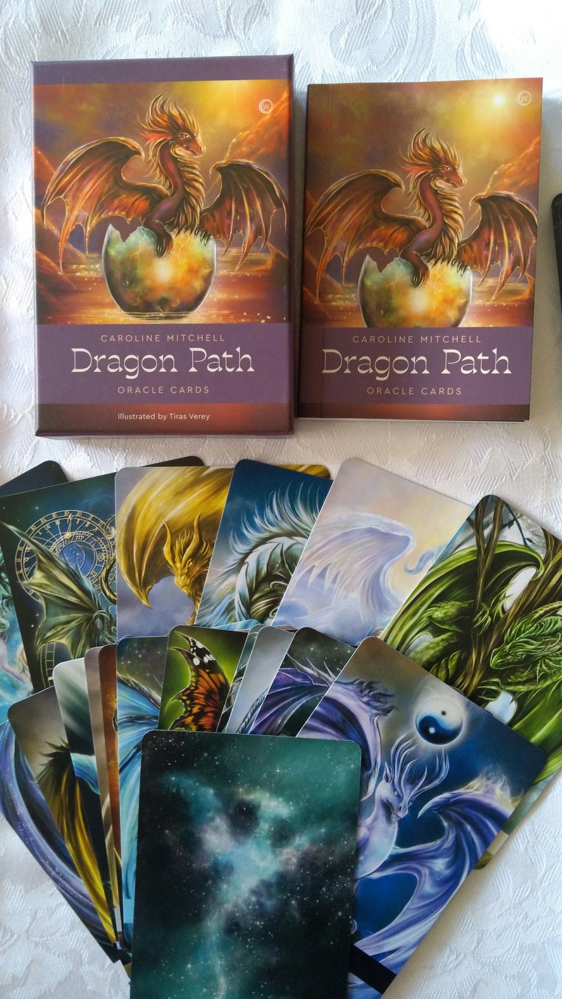 Dragon Path Oracle Cards - 33 Card Deck & Guidebook
