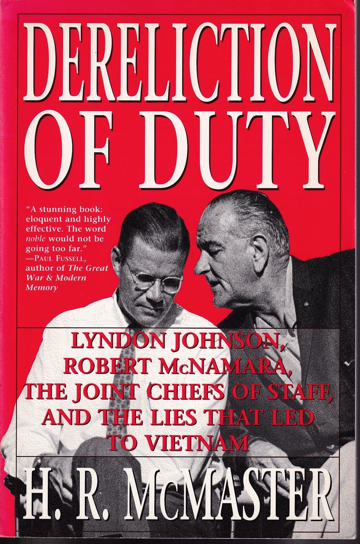 Se produkter som liknar Bok Dereliction of Duty av H .. på Tradera ...