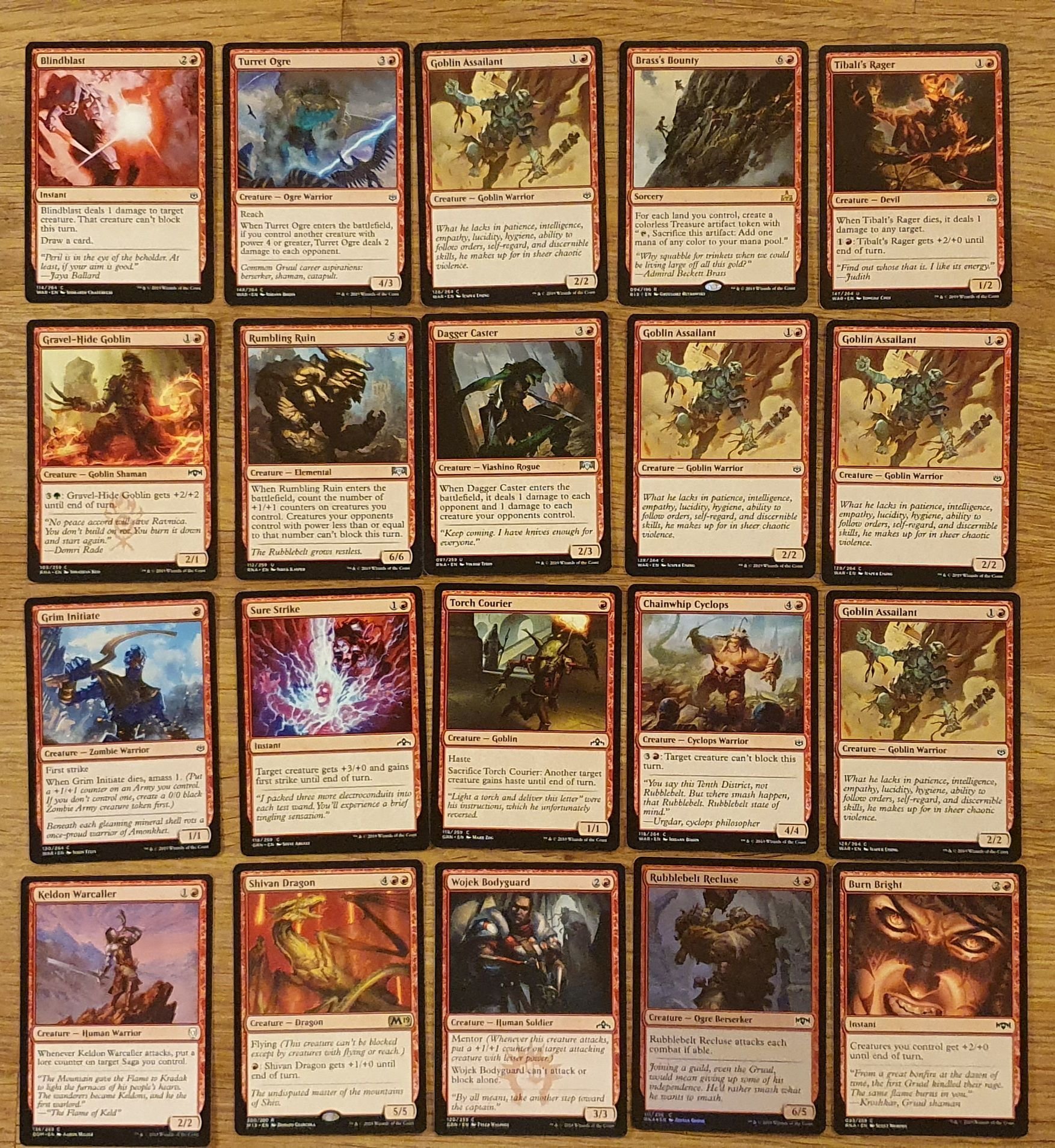 MAGIC THE GATHERING | 20 RED CARDS / RÖDA KORT (417083888) ᐈ Köp på Tradera