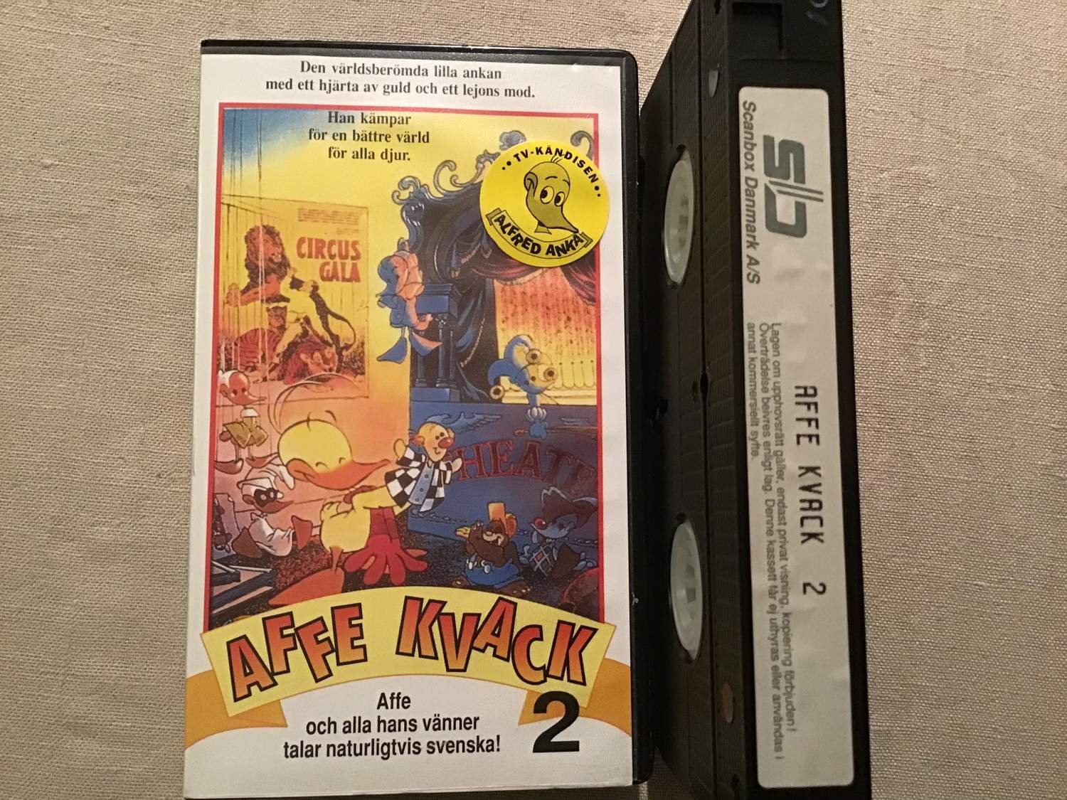 AFFE KVACK VHS DEL 2 SVENSKT TAL | Köp på Tradera (579509737)