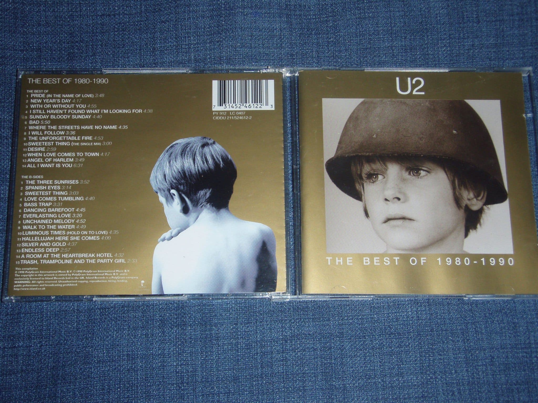 U2 - The Best Of 1980-1990 Dubbel-CD | Köp på Tradera (736585521)