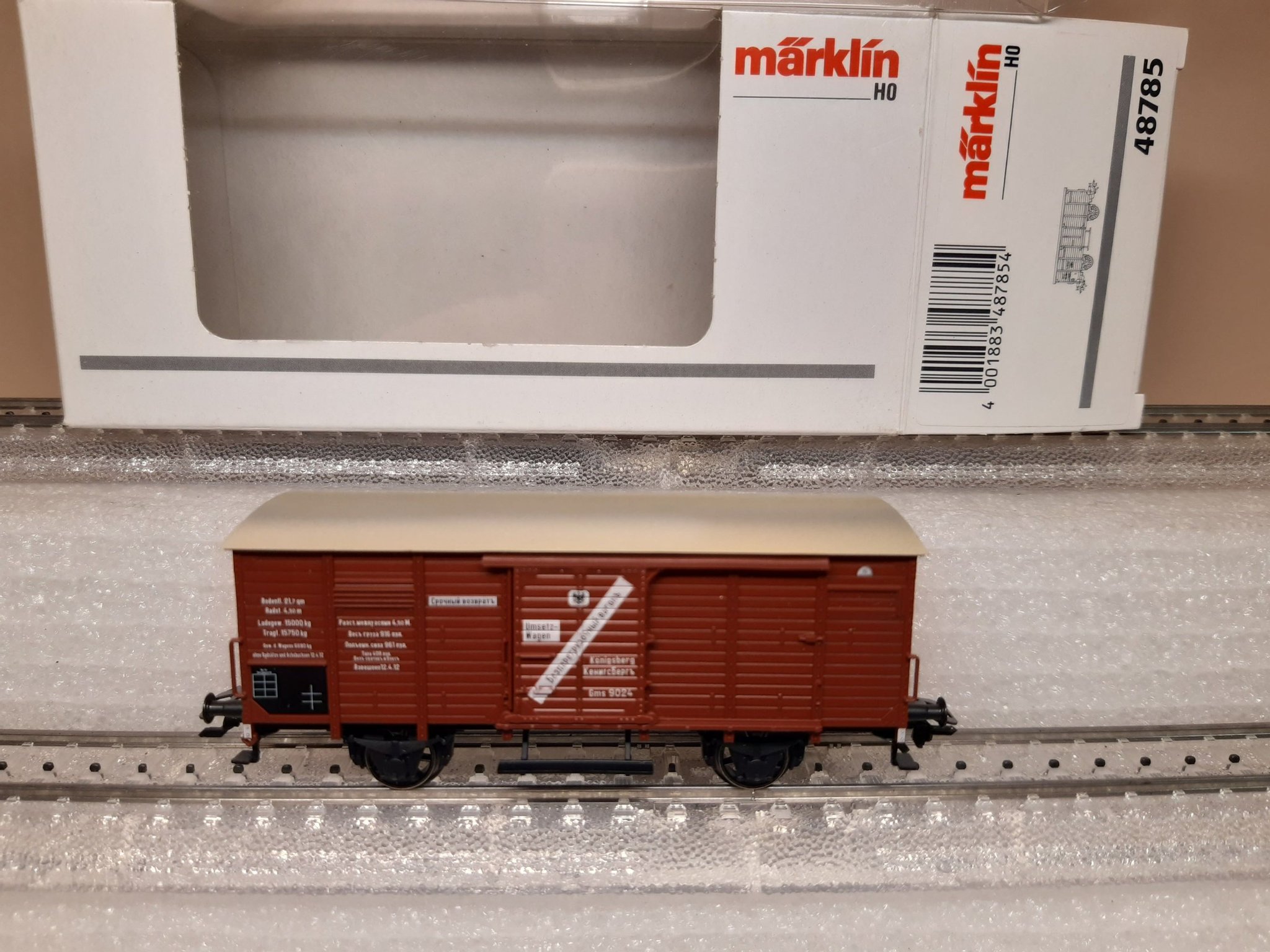 Se produkter som liknar Märklin 48785 godsvagn med sk.. på Tradera ...