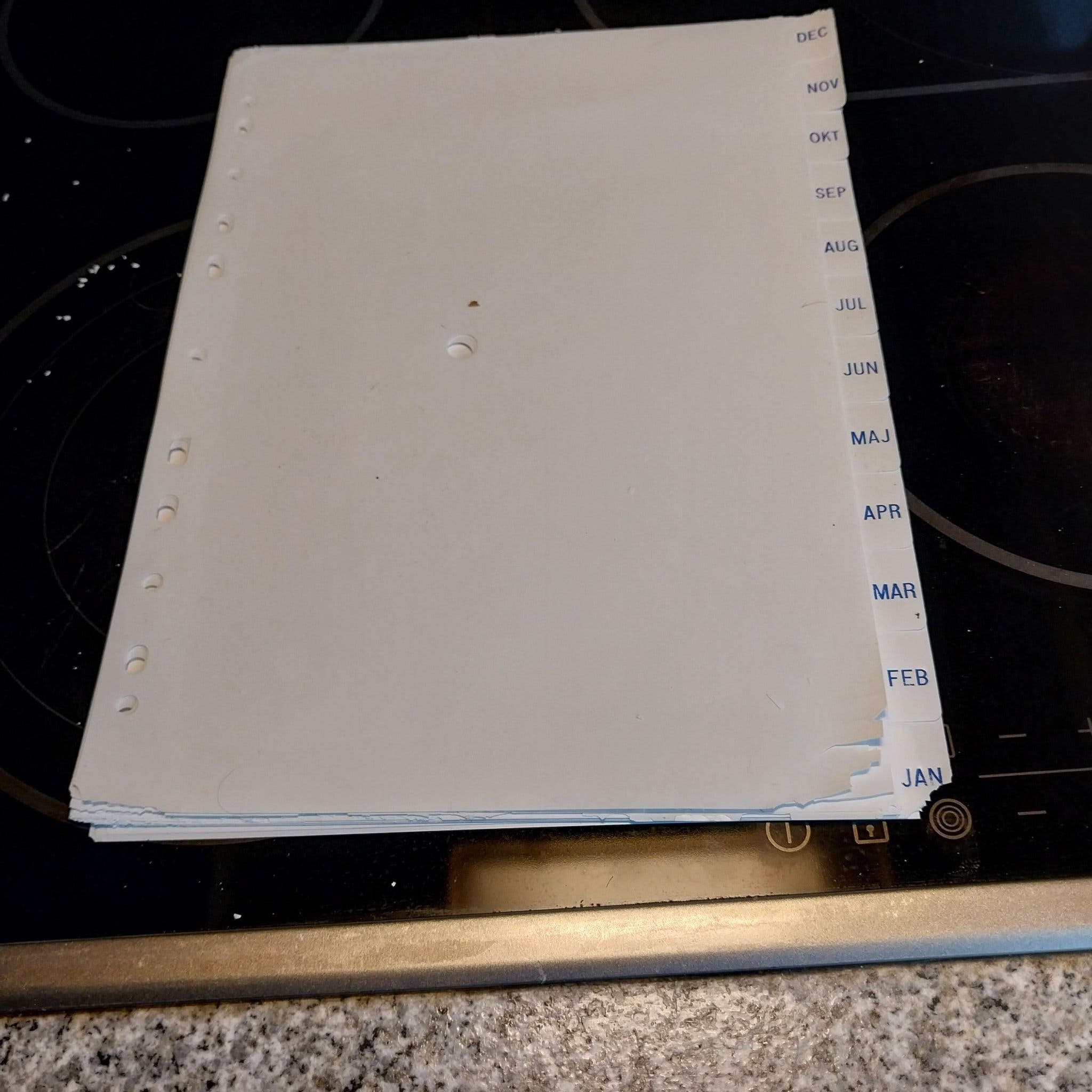 REA!! Retro/Vintage, Register A4, Månadsvis, 19.. | Köp på Tradera ...